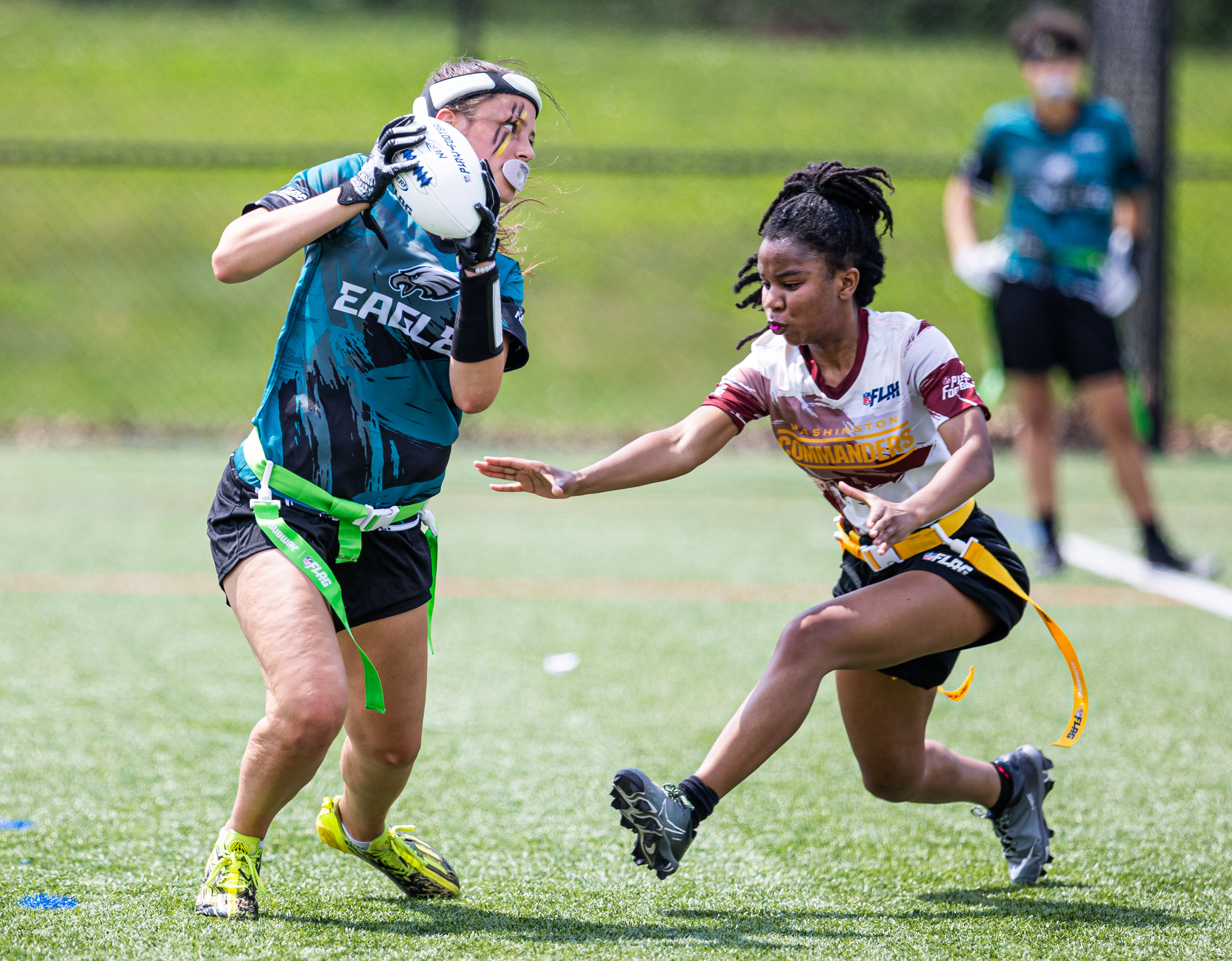 First round of the Big 33 girls flag football tournament - pennlive.com