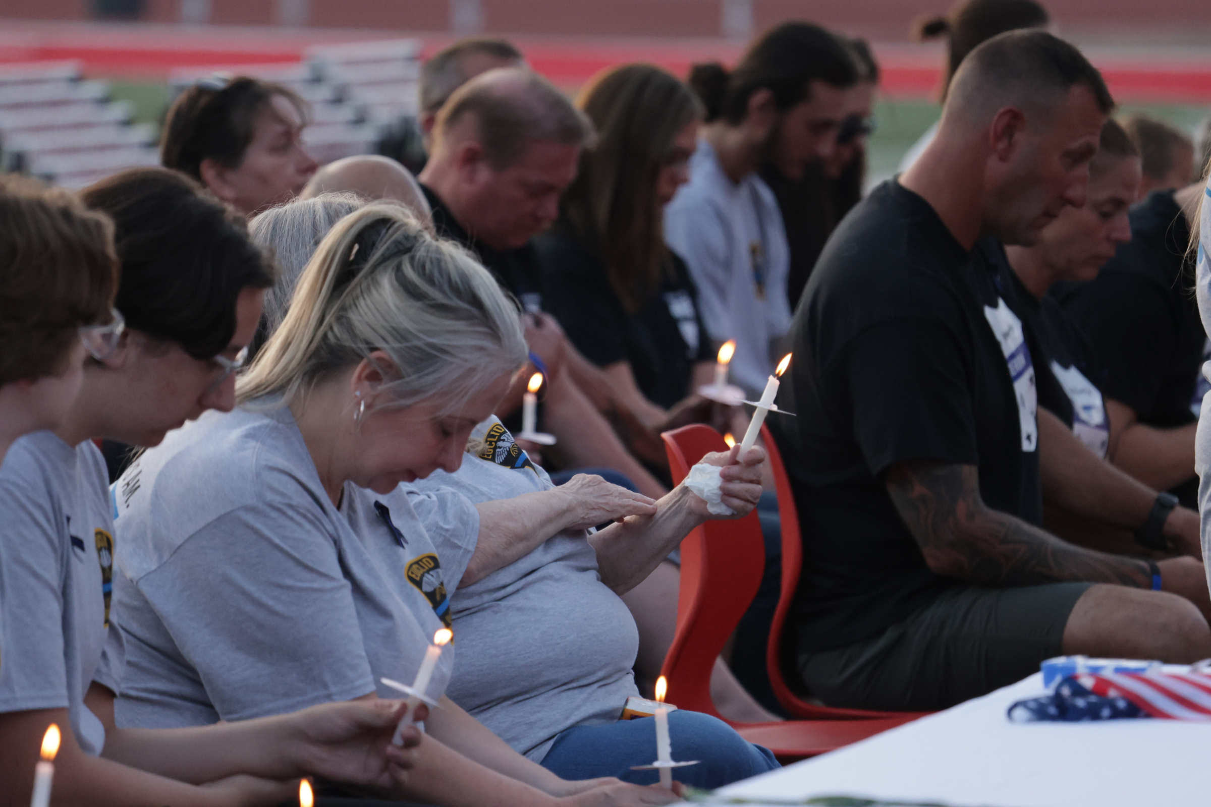 Candlelight vigil for Euclid police officer Jacob Derbin - cleveland.com