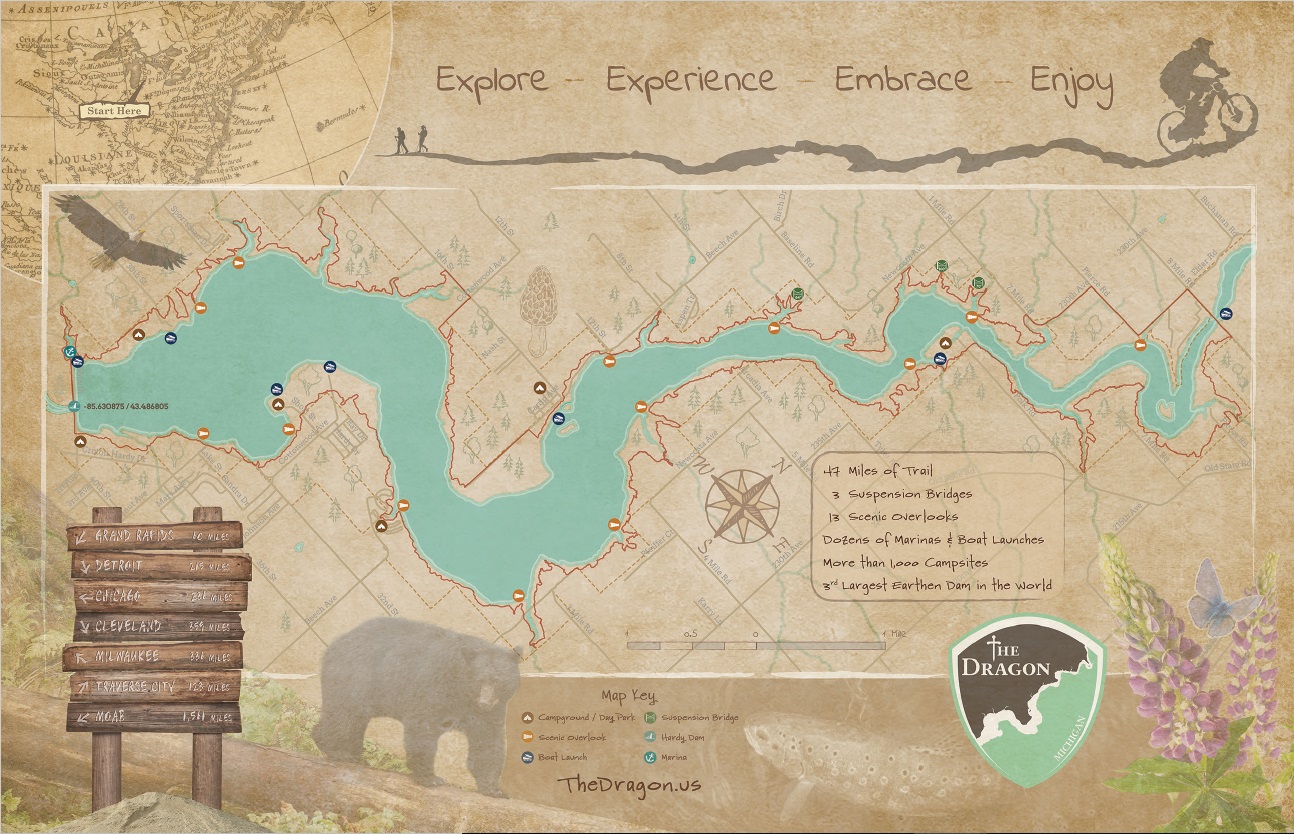 The Dragon at Hardy Dam - mlive.com