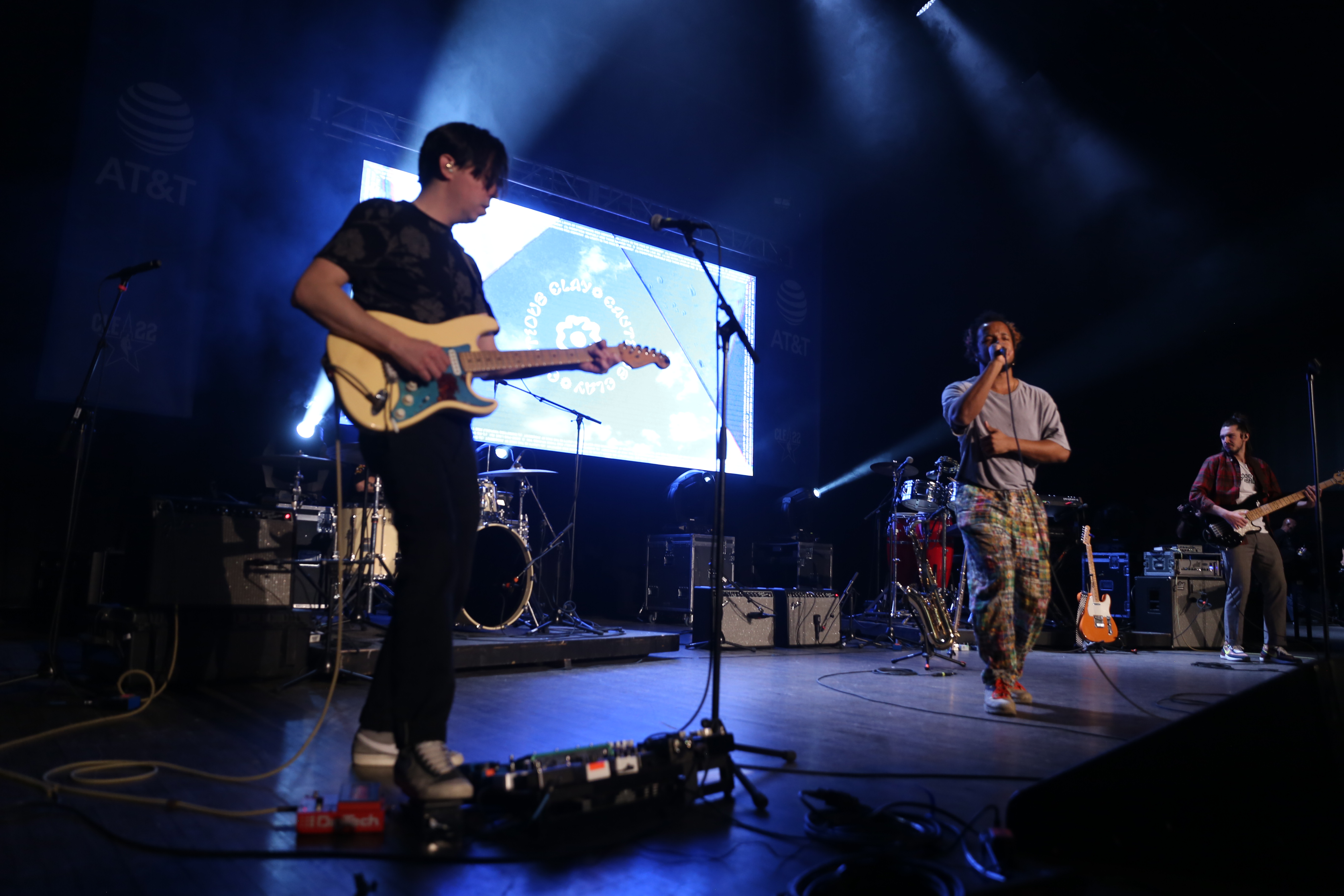 Cautious Clay and Jack Harlow perform at NBA All-Star pregame concert ...