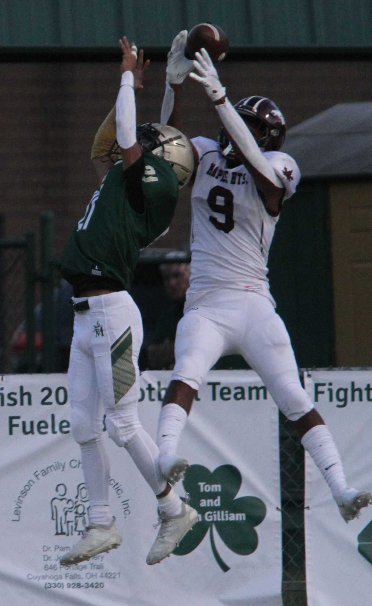 Maple Heights at St. Vincent-St Mary Football, August 29, 2020 ...