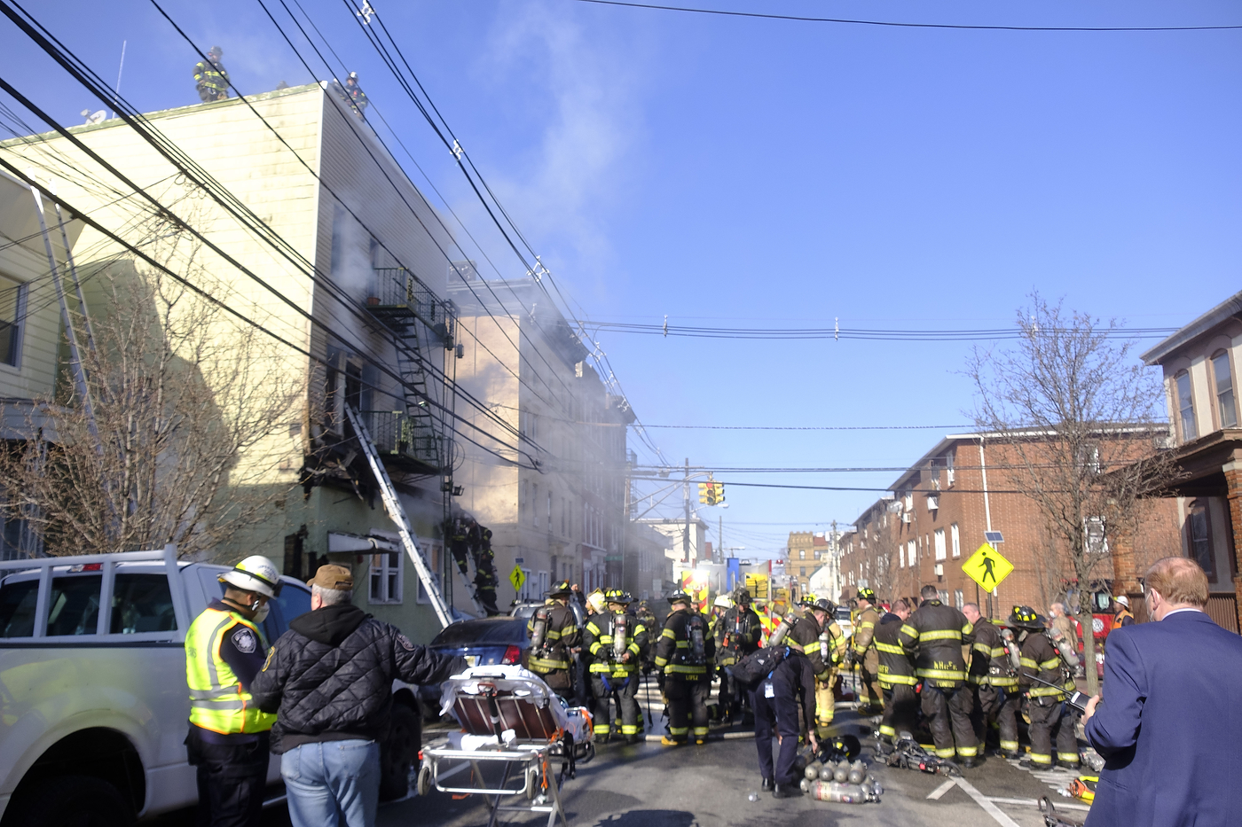 Four-alarm fire on Hudson Ave. in Union City - nj.com