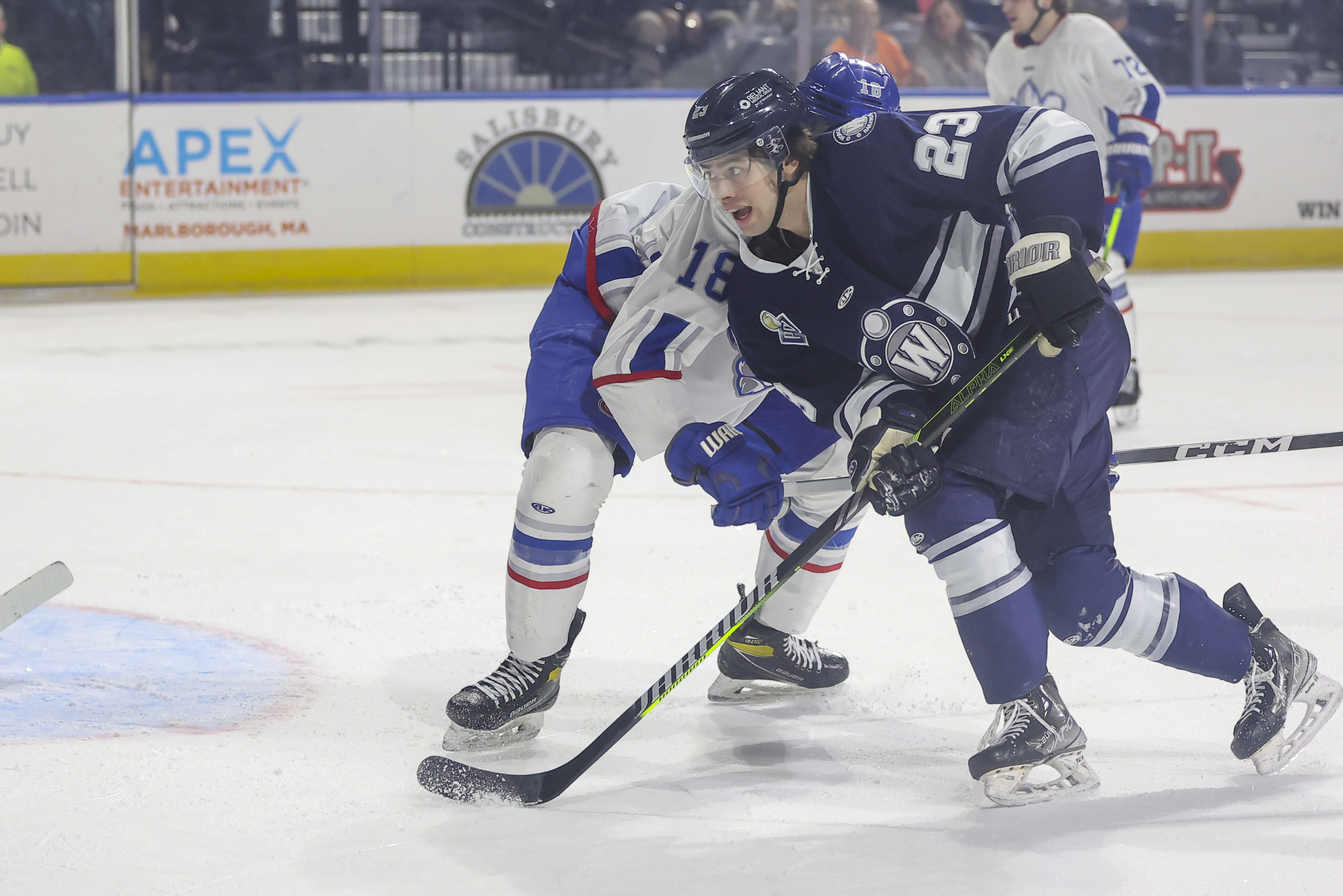 Worcester Railers vs. Trois-Rivières Lions 3-2-24 - masslive.com