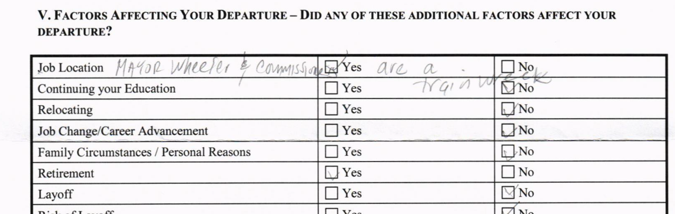 Portland police exit interview statements - oregonlive.com