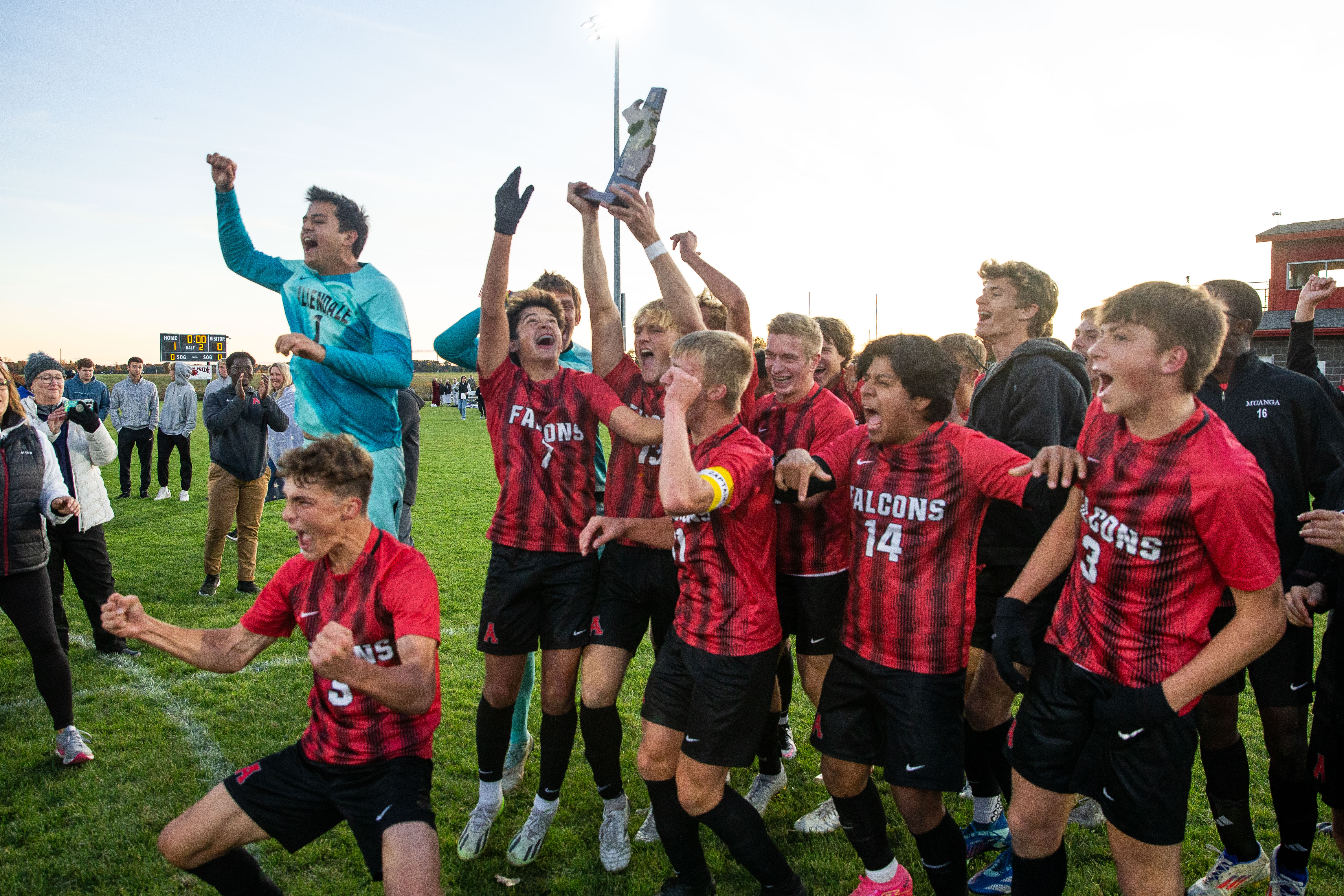 Allendale hosts Unity Christian in D2 boys soccer district final 2024 ...