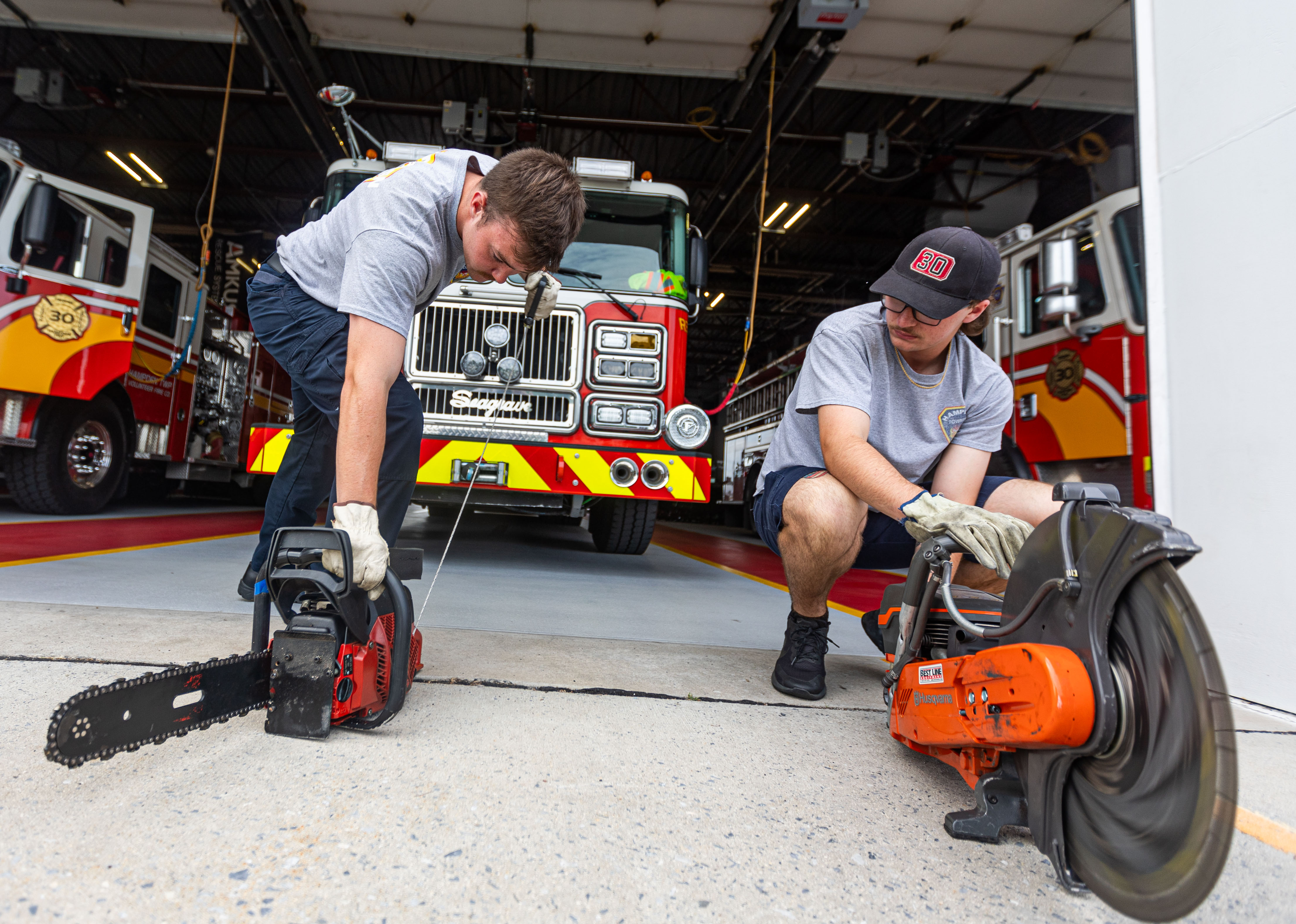 Central Pa. volunteer firefighters stay at department facility full ...