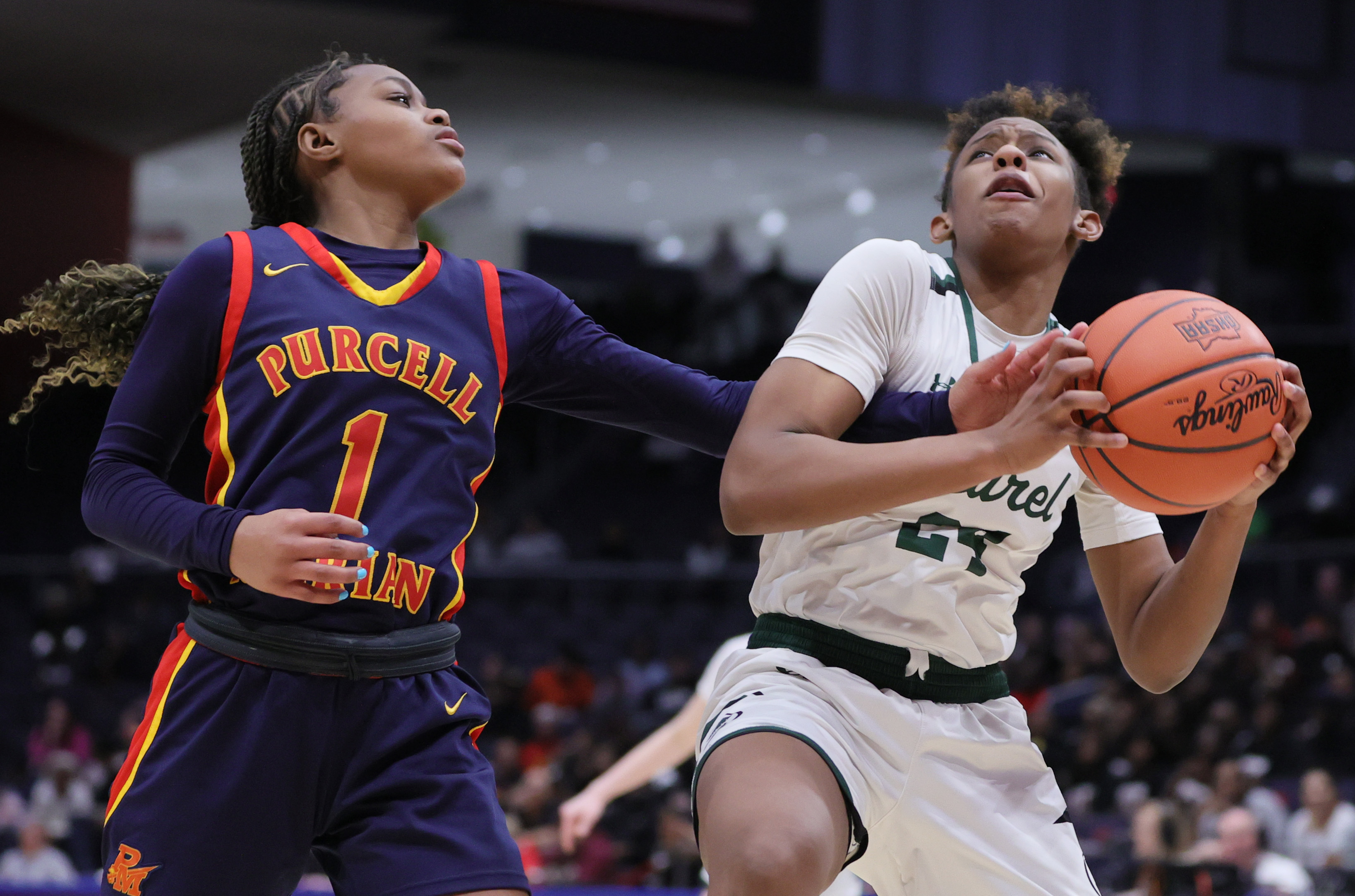 High school girls basketball D2 final: Laurel vs. Purcell Marian, March ...