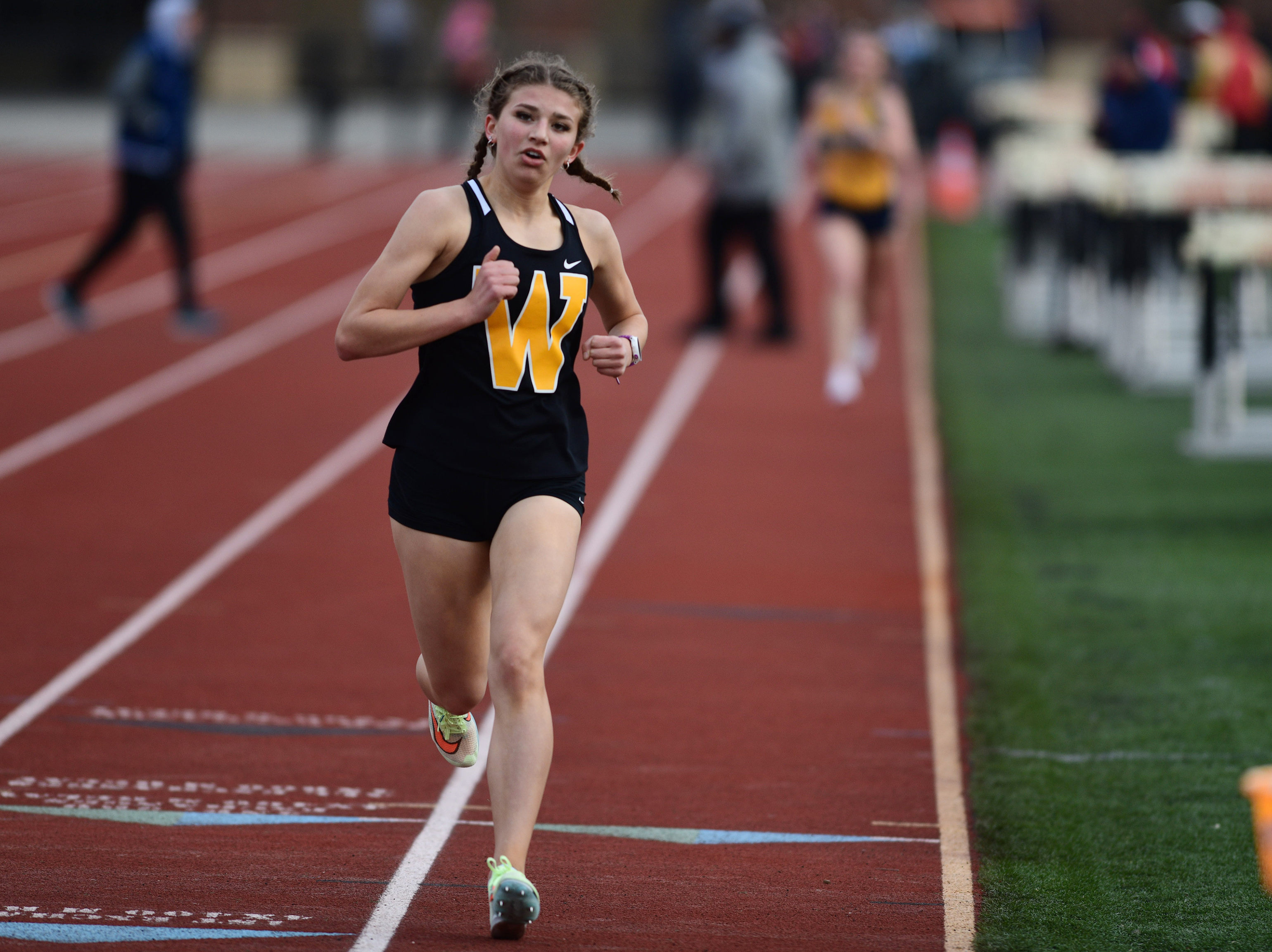 Girls Running Track