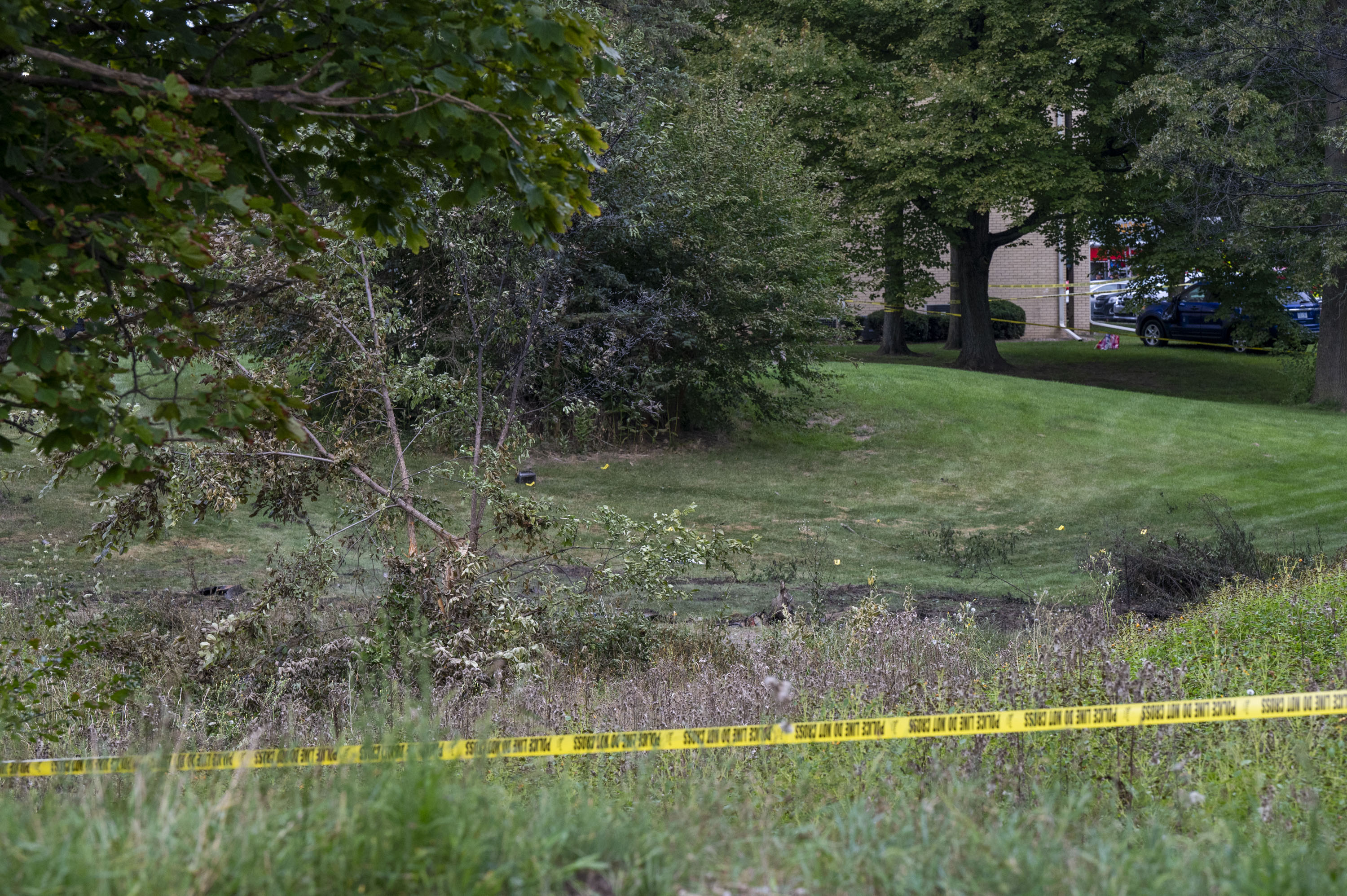 Crash site of the MiG-23 demonstration plane - mlive.com
