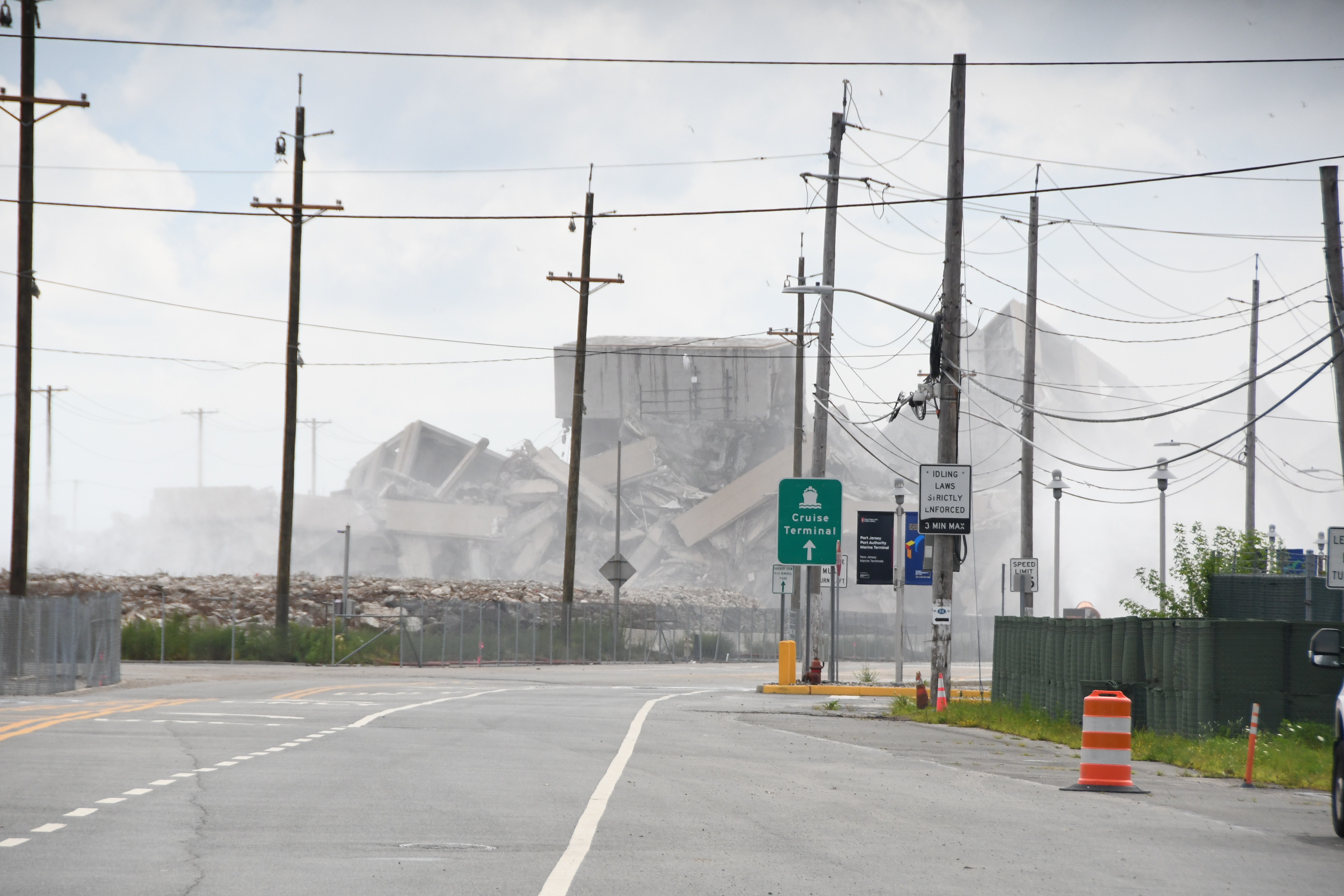 World War II-era building at former Military Ocean Terminal at Bayonne ...