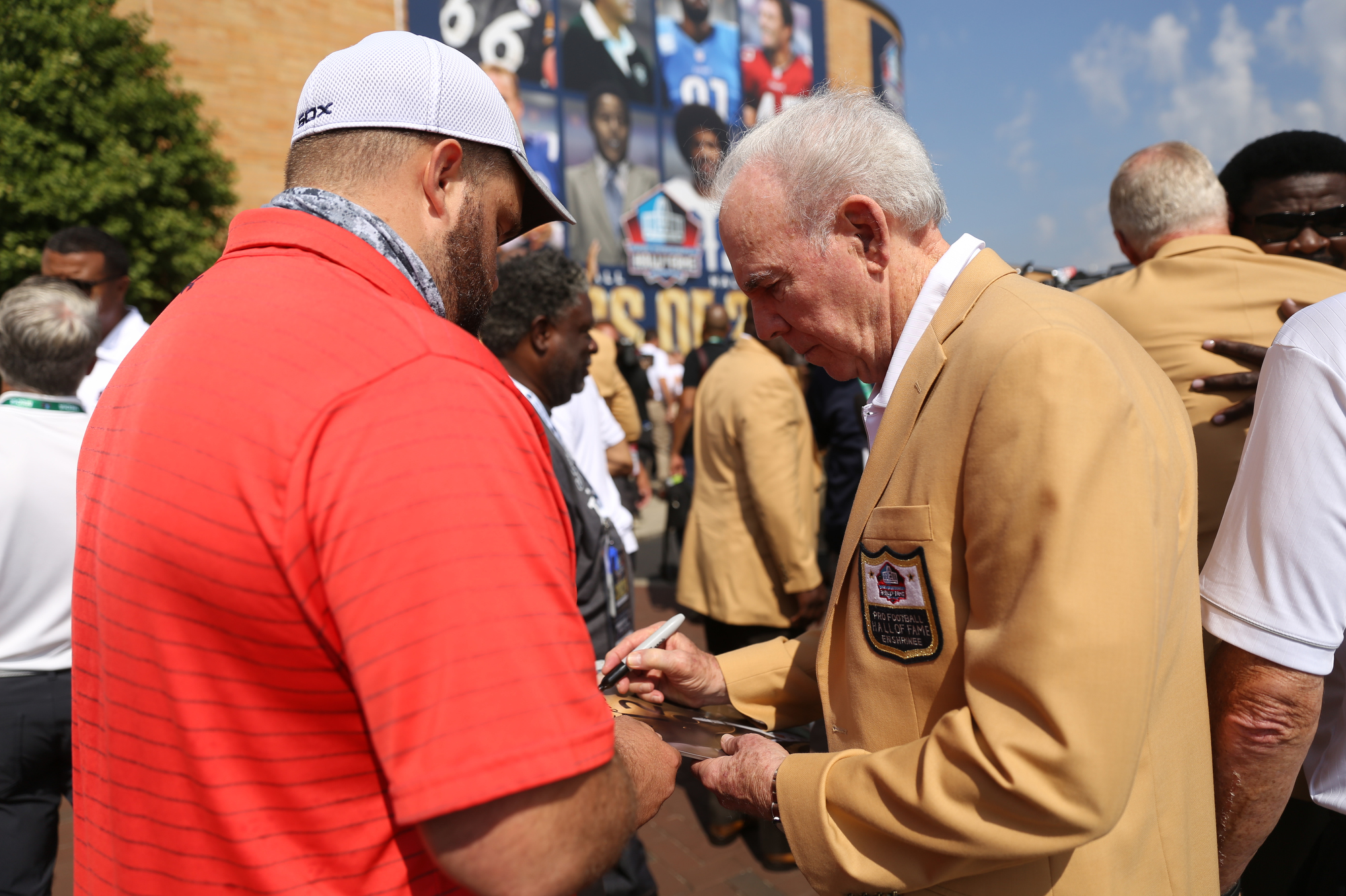 Pro Football Hall of Fame Gold Jacket group photo - cleveland.com