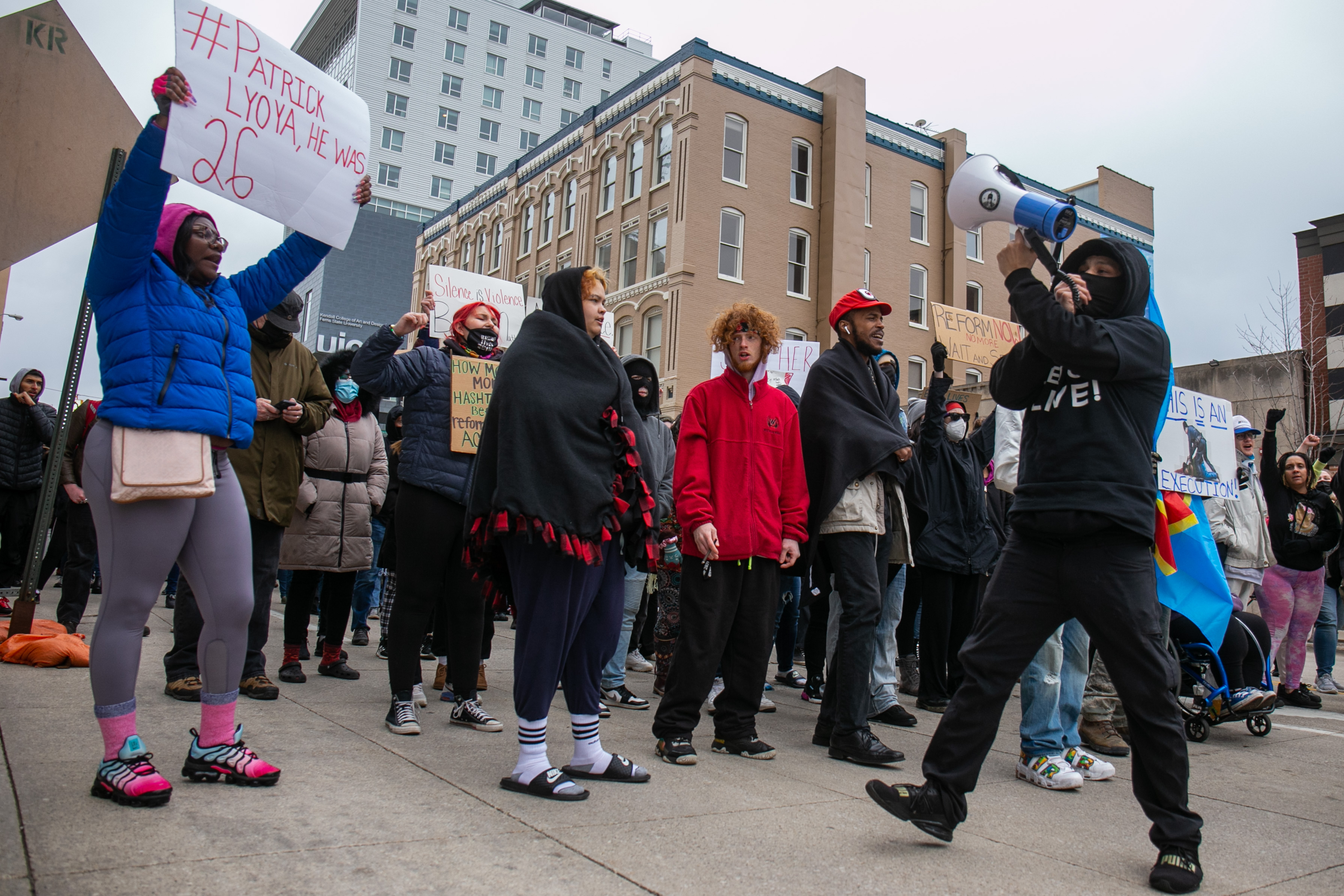 Protesters march in Grand Rapids for third day after videos of Patrick ...