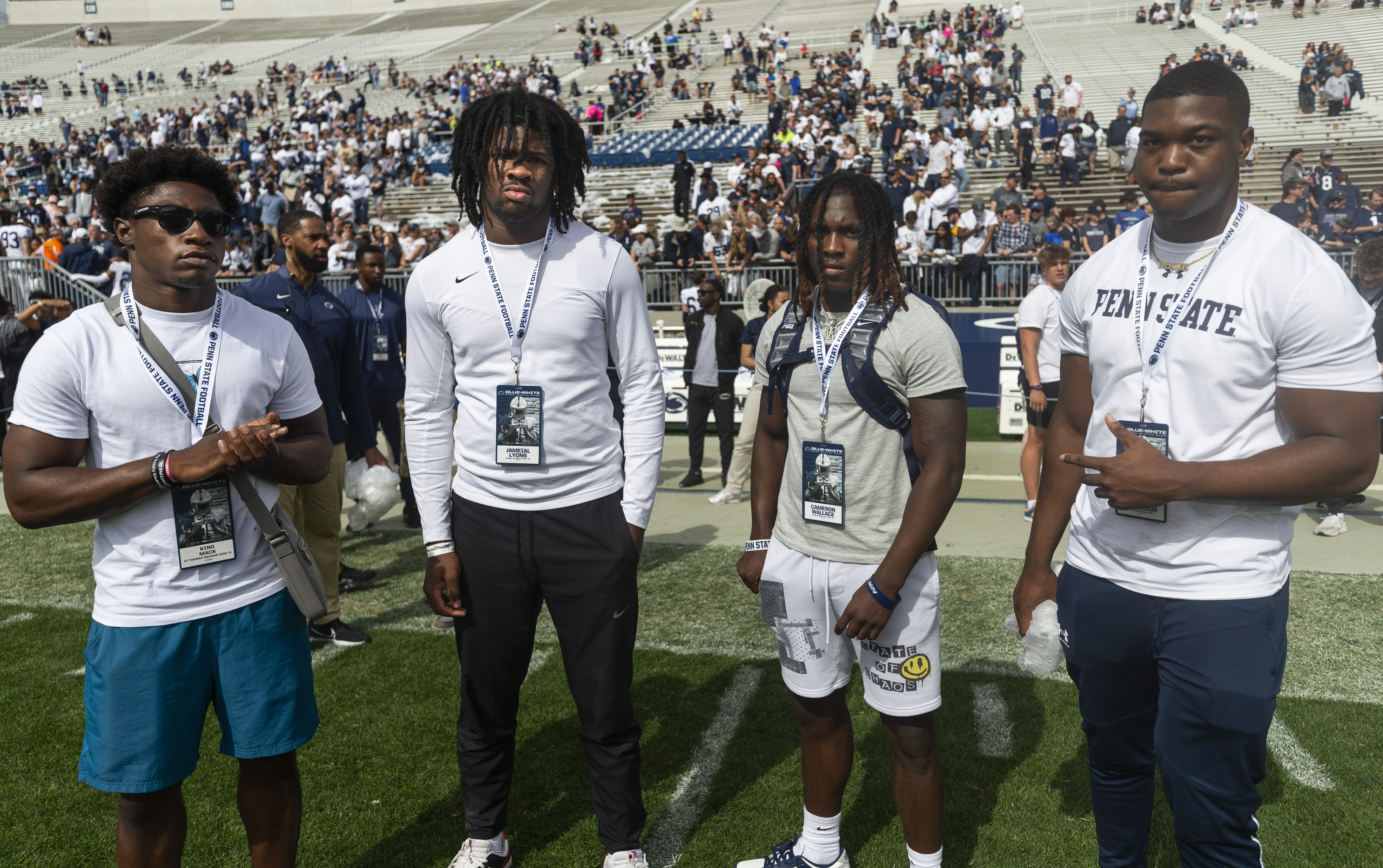 Penn State recruits on hand for Blue-White Game, 2023 - pennlive.com