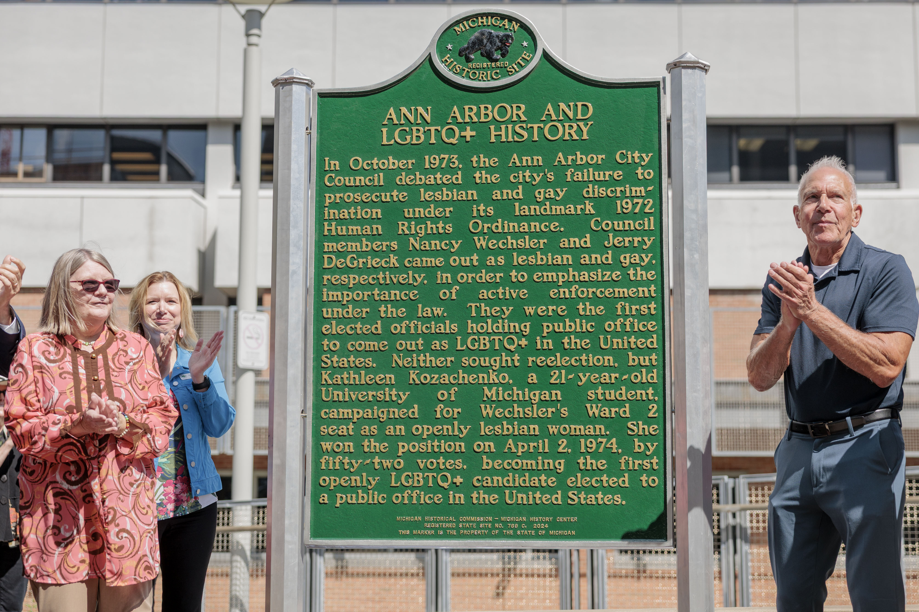 Ann Arbor recognizes former councilmembers and LGBTQ+ pioneers Nancy ...