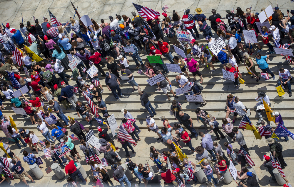 Protesters rally at Pa. Capitol to reopen the state - pennlive.com