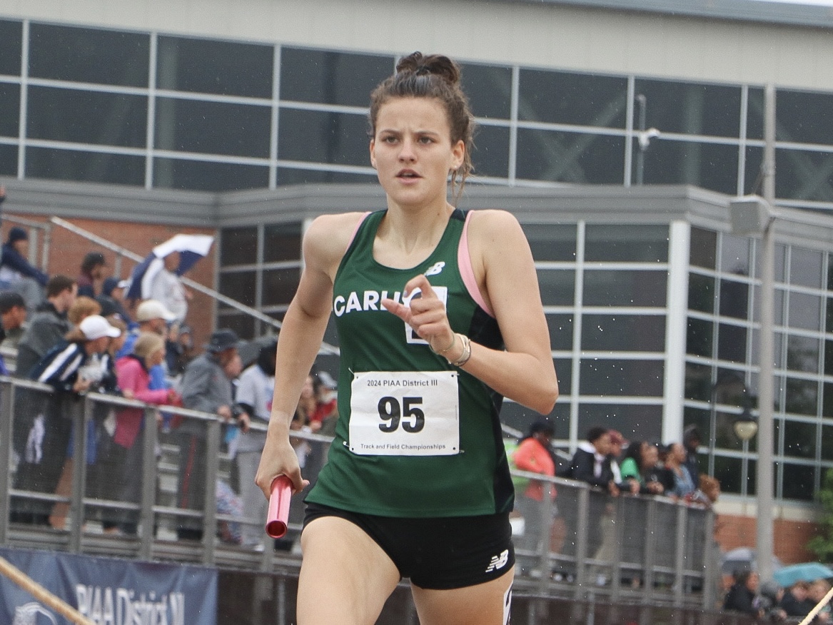 Mid-Penn Conference athletes compete during the 2024 District 3 track ...