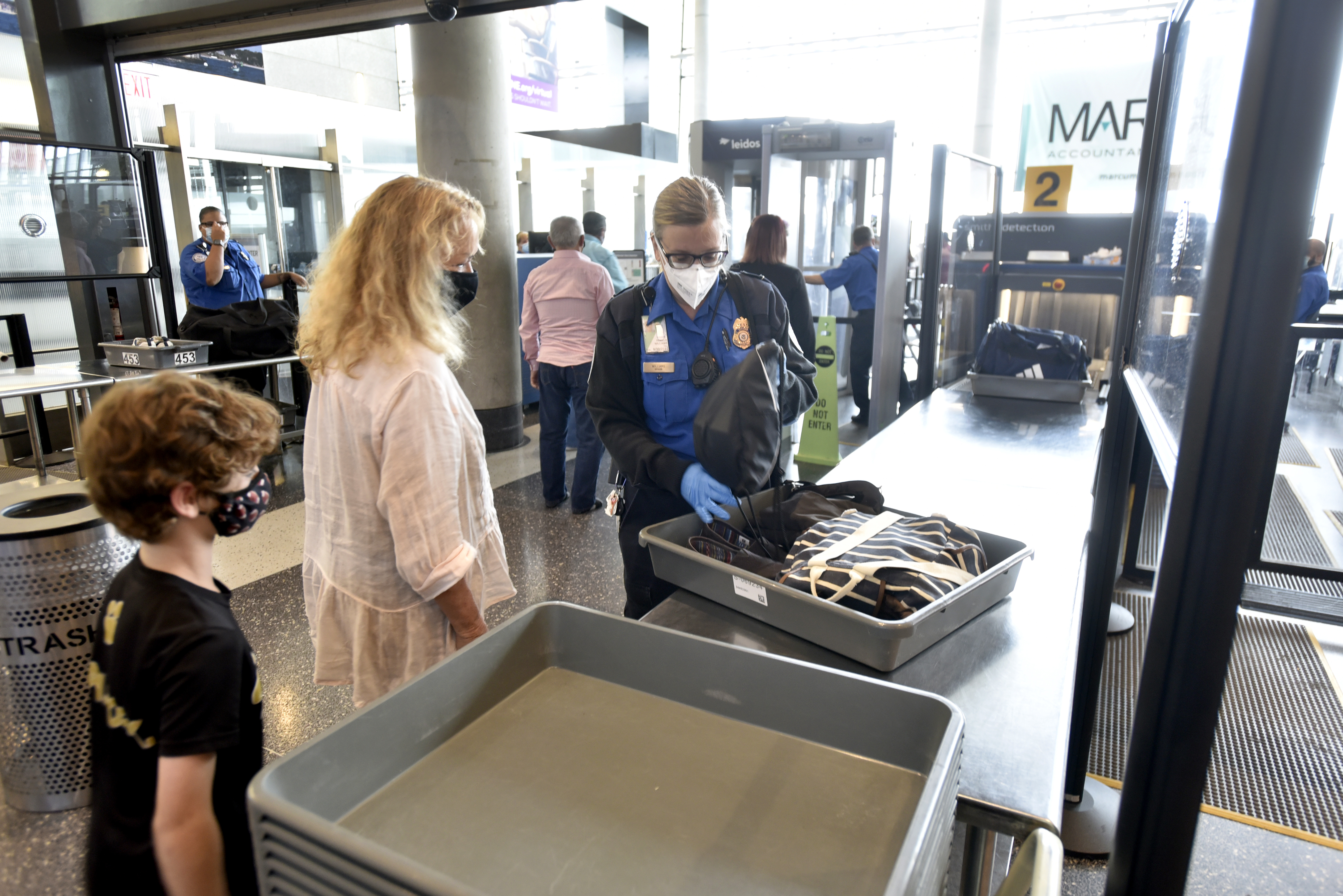 TSA screening at Bradley Airport - masslive.com