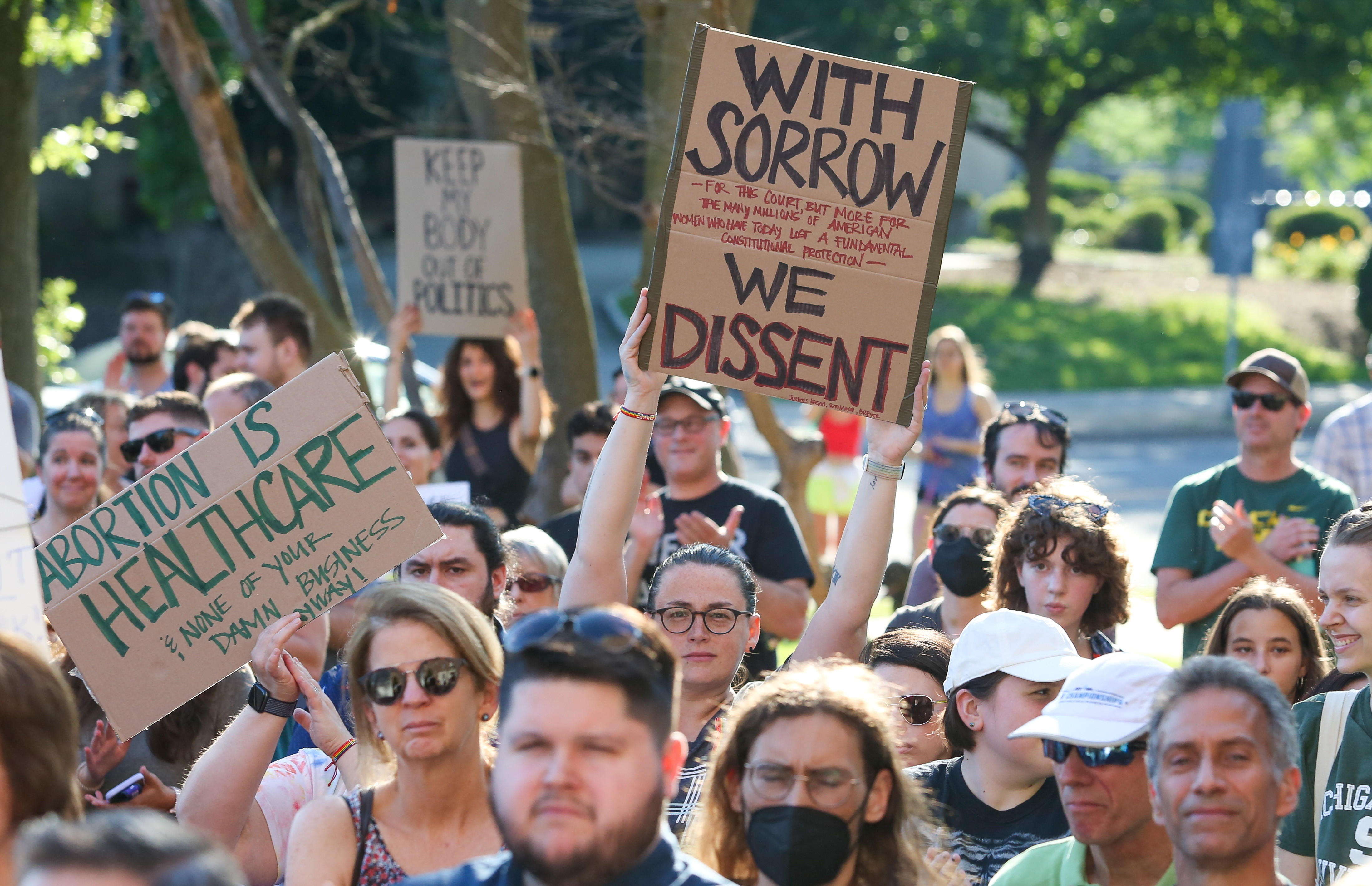 Rallies pop up in N.J. after Roe v. Wade Supreme Court ruling - nj.com
