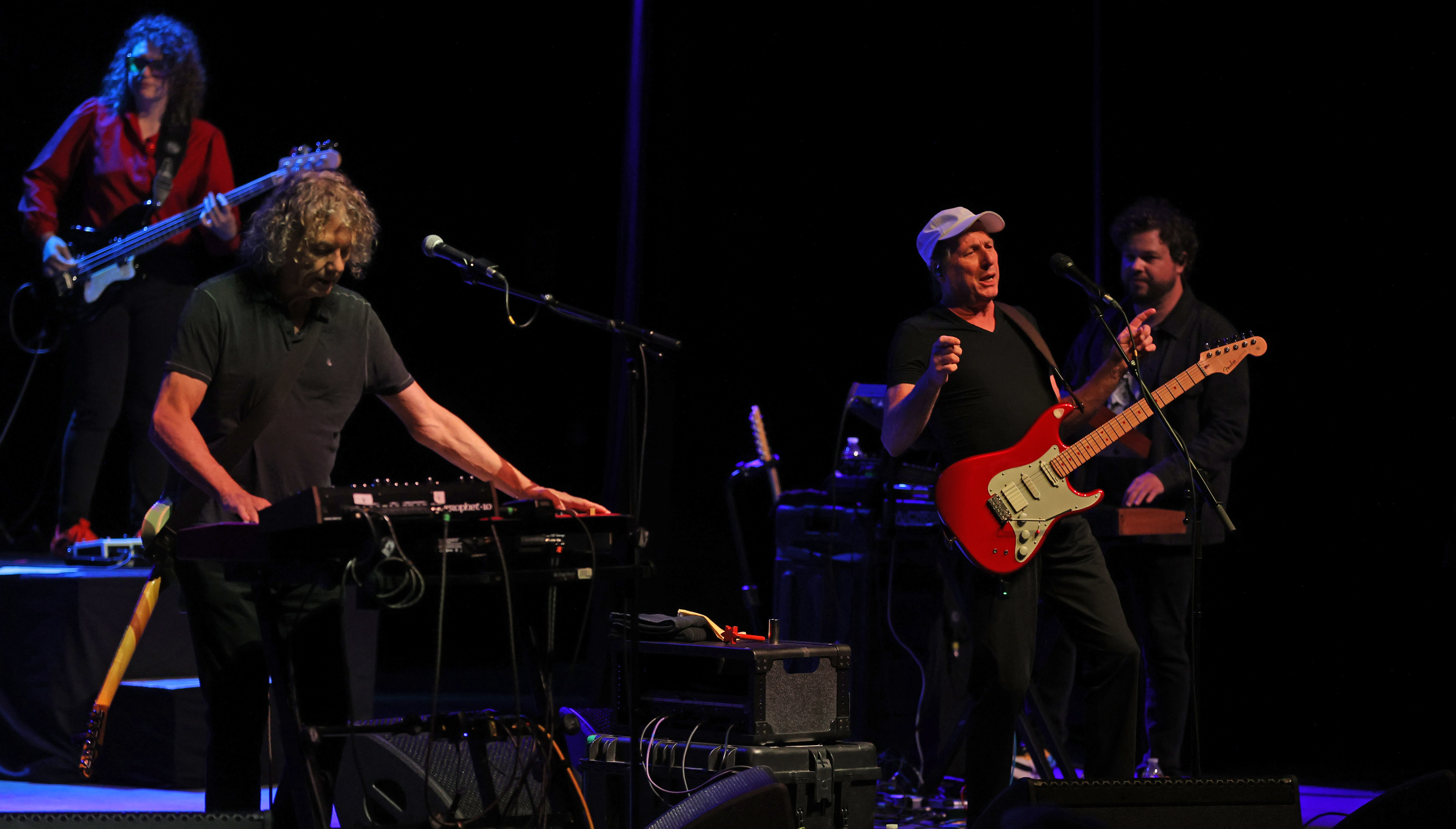Jerry Harrison & Adrian Belew perform at the Agora, July 28, 2024 ...