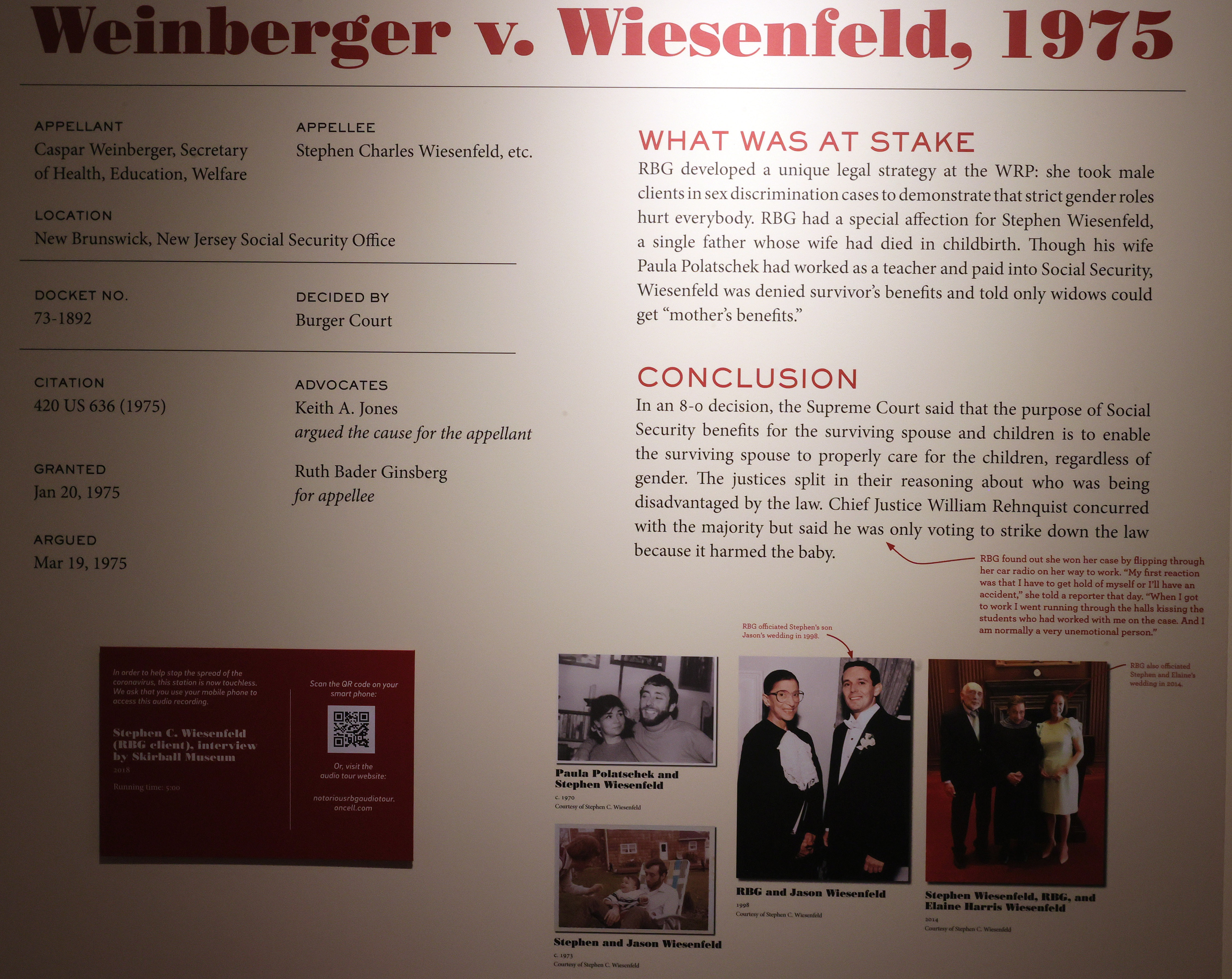 Notorious RBG exhibit, the life and times of Ruth Bader Ginsburg, opens ...