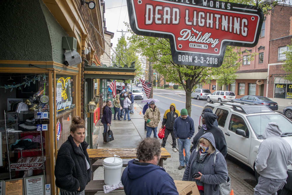 With state stores closed local distilleries the only place to buy hard ...