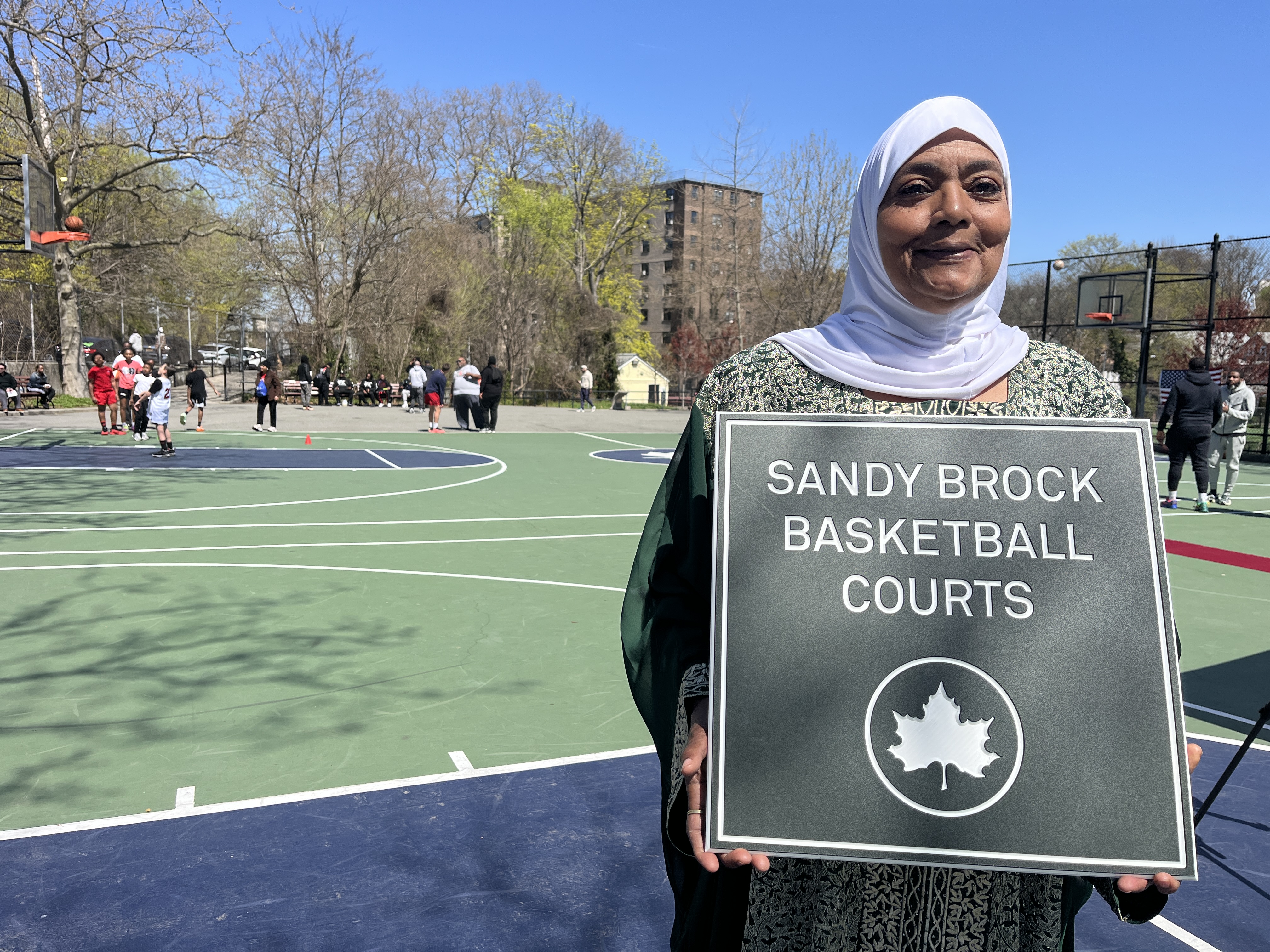 Mahoney playground basketball courts named for Sandy Brock - silive.com