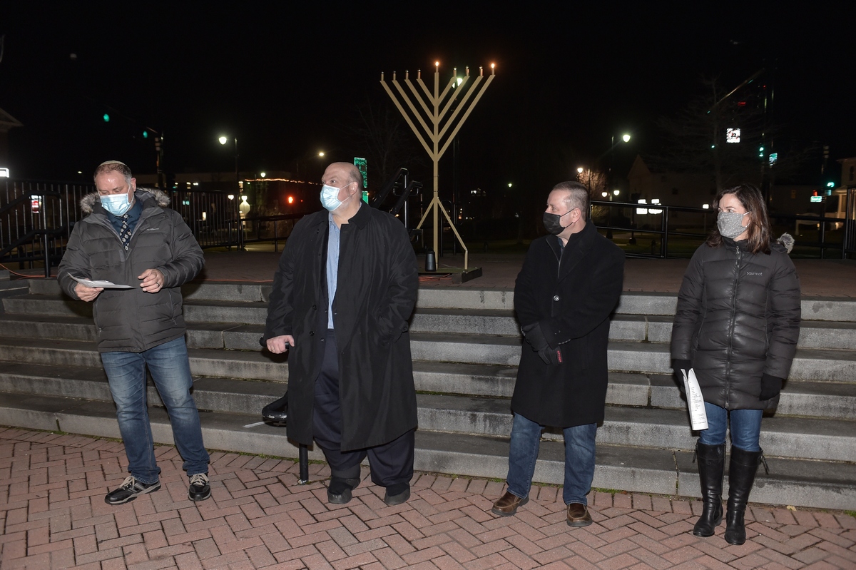 Westfield Community Chanukah Lighting Ceremony (Photos) - masslive.com