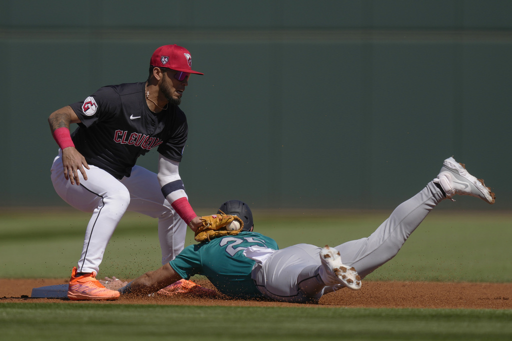 Cleveland Guardians vs. Seattle Mariners in preason game, March 5, 2024 ...