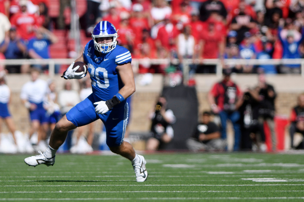 BYU tight end Carsen Ryan - cleveland.com