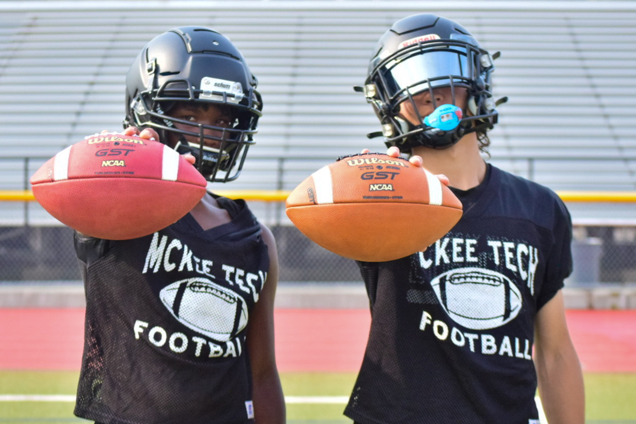 McKee/S.I. Tech starts football workouts with a bang - silive.com