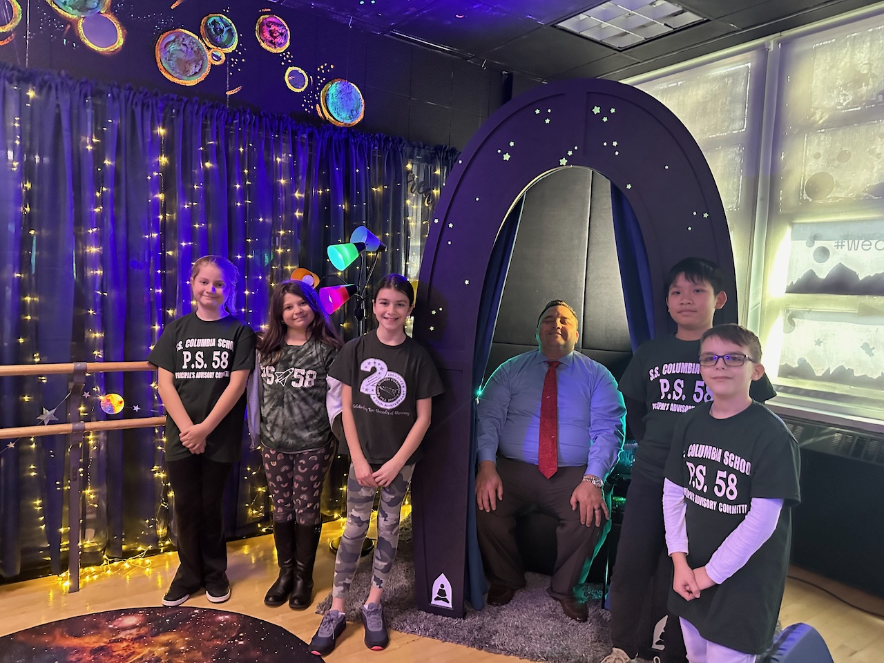 Inside the new space-themed mindfulness room at PS 58 - silive.com