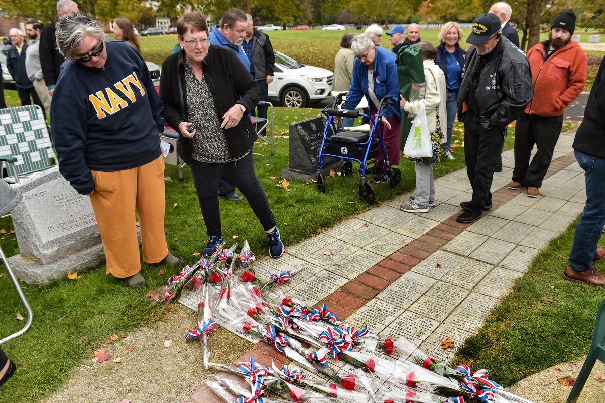 New memorial bricks and benches added to Massachusetts Veterans ...