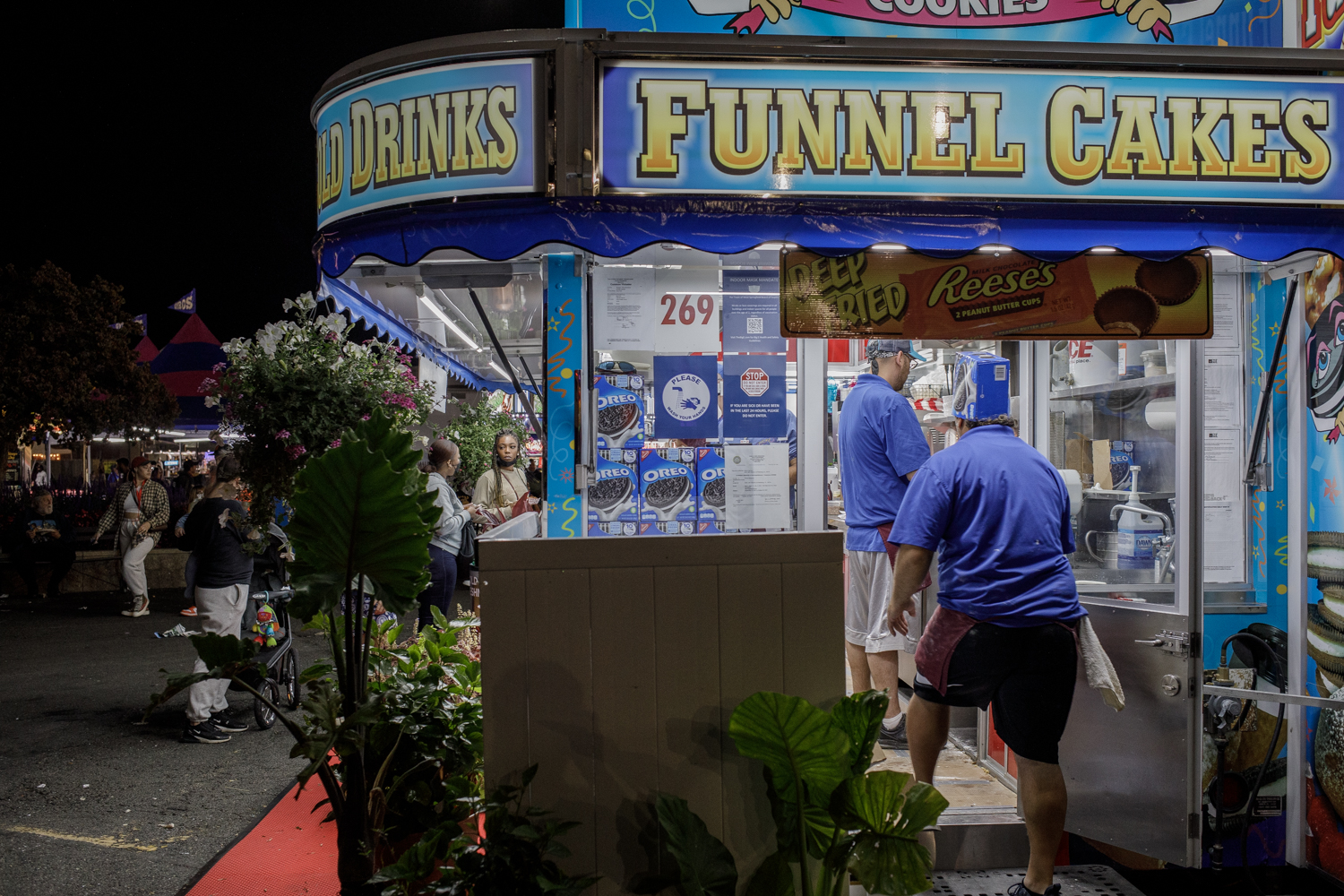 ‘I am where I want to be’; With his stalls at The Big E, Mark Piche ...