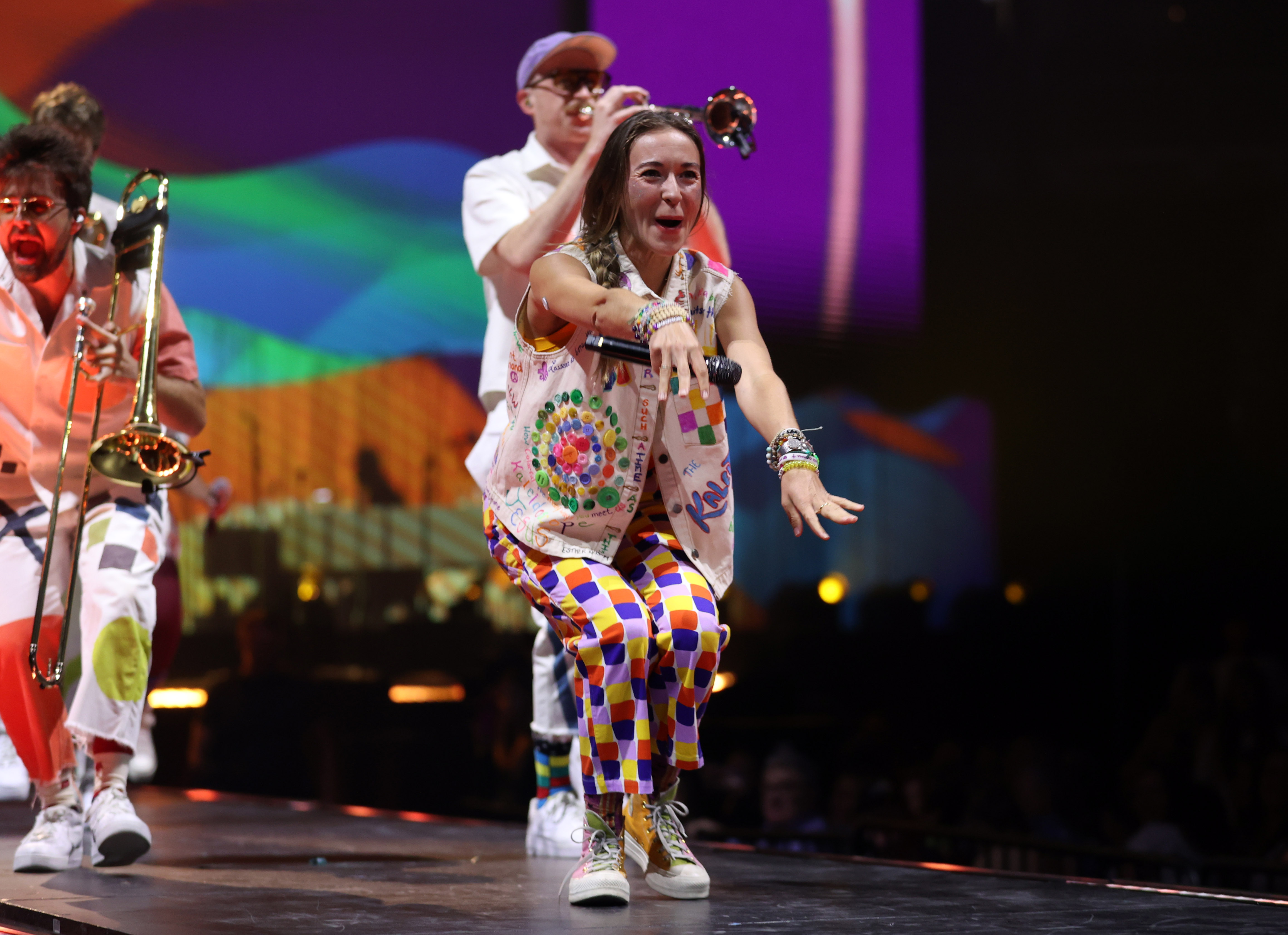 Lauren Daigle performs at Rocket Mortgage FieldHouse, May 30, 2024 ...