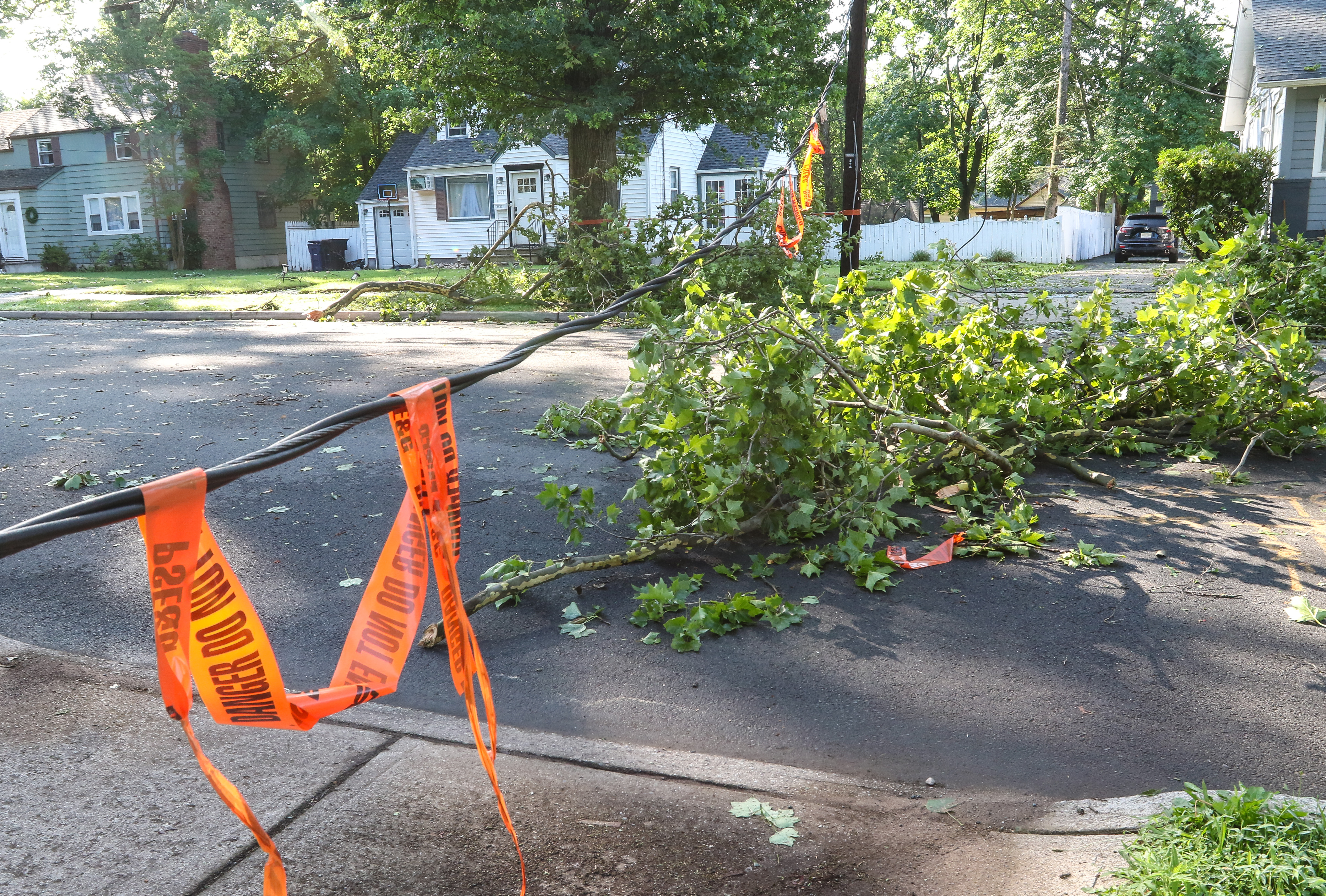 Plainfield, N.J. storm damage on Friday, July 4 - nj.com