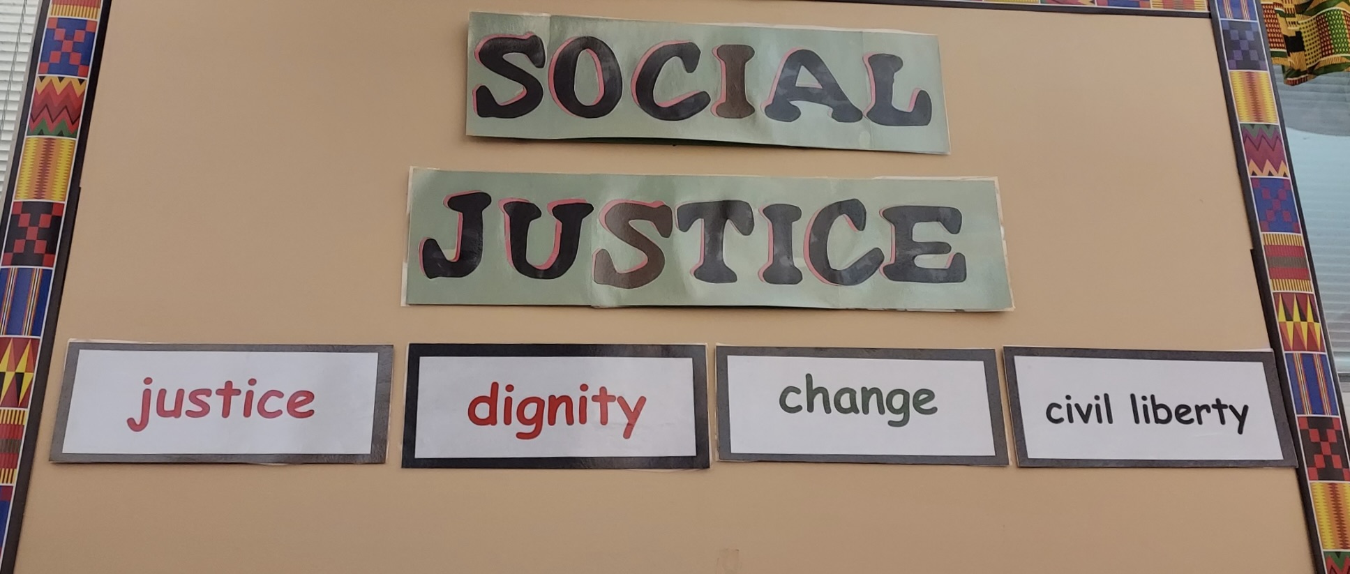 Poster On Equality And Justice For All