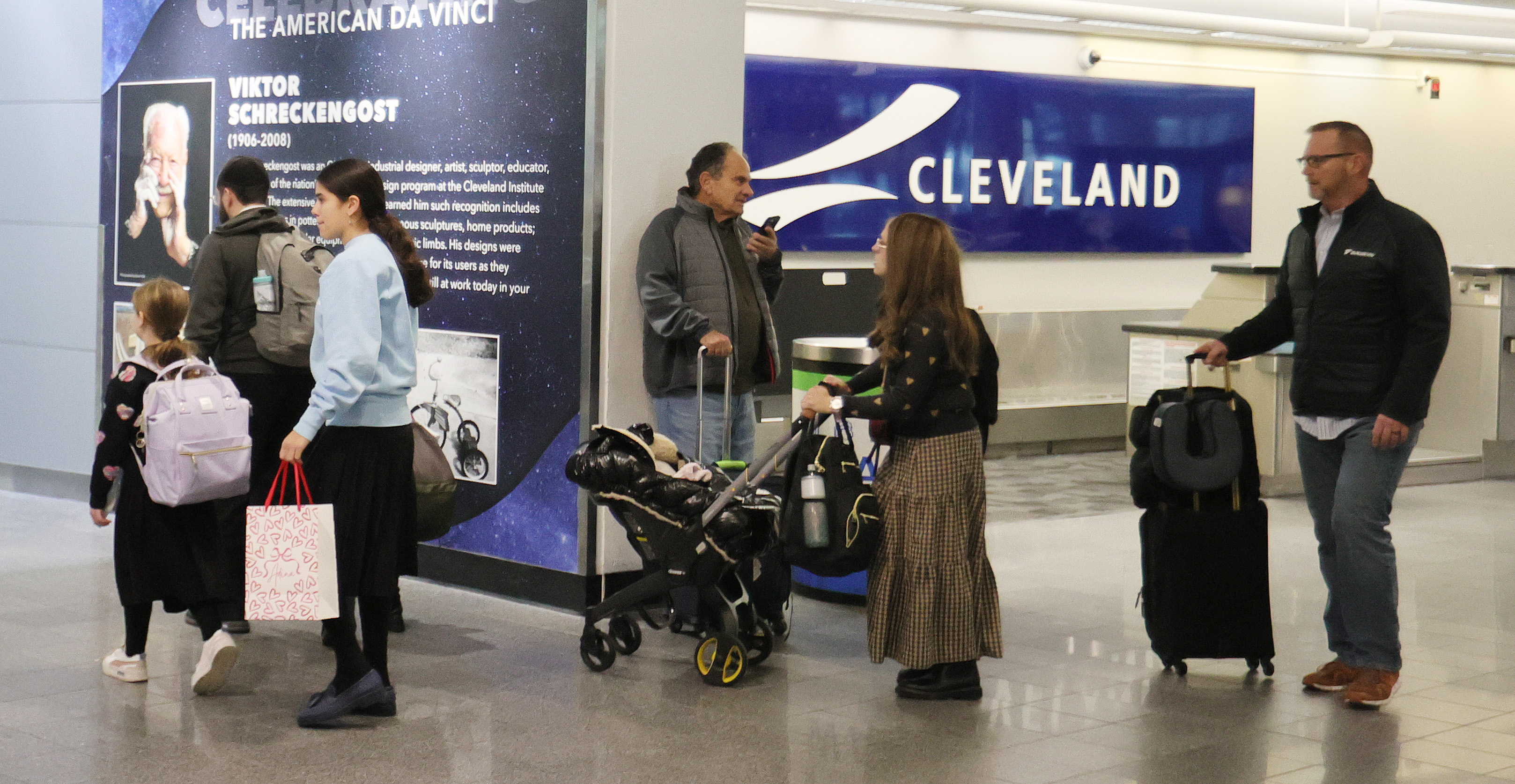 TSA, ODOT, AAA and Cleveland Hopkins International Airport teamed to deliver traveling tips ...