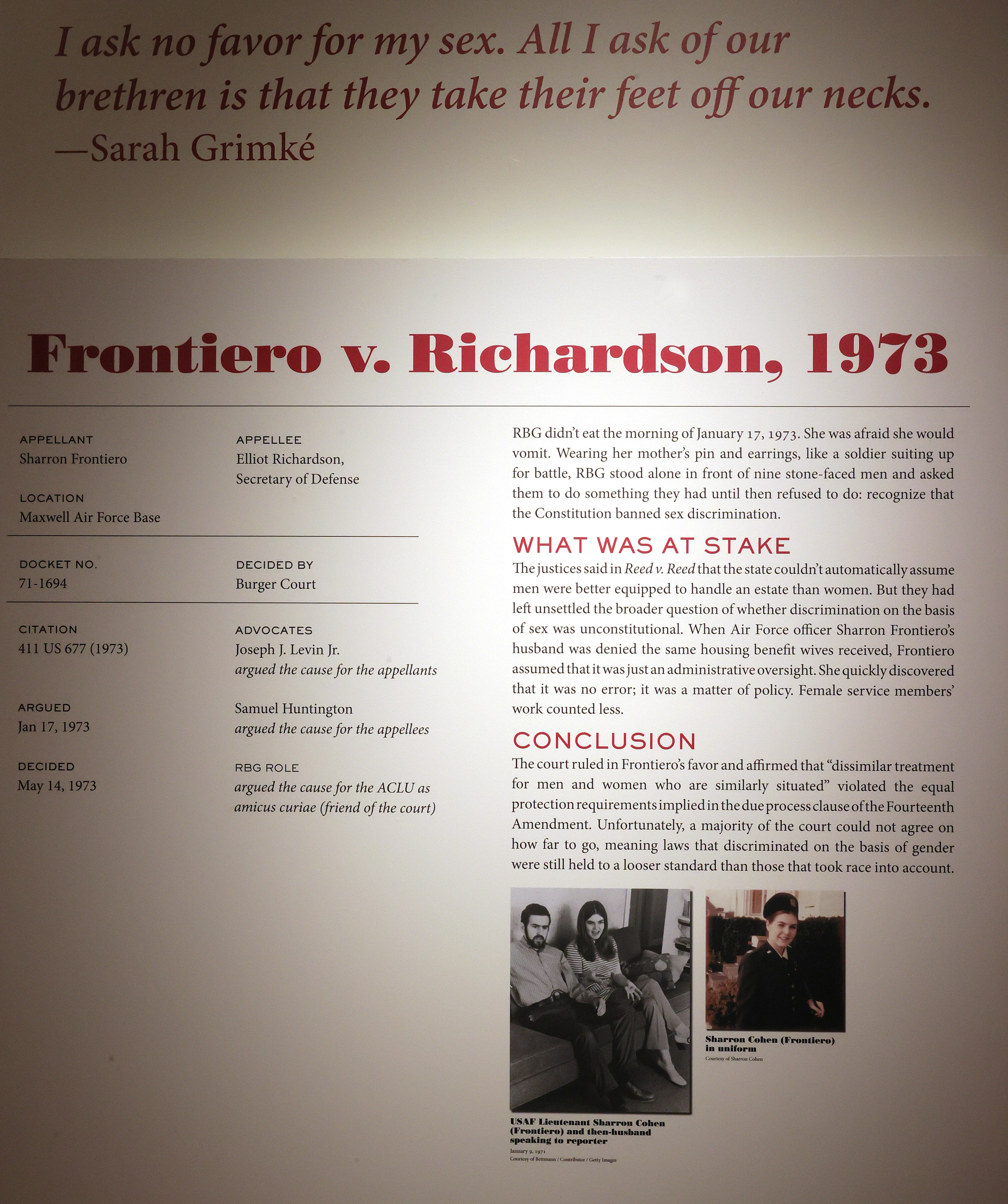 Notorious RBG exhibit, the life and times of Ruth Bader Ginsburg, opens ...