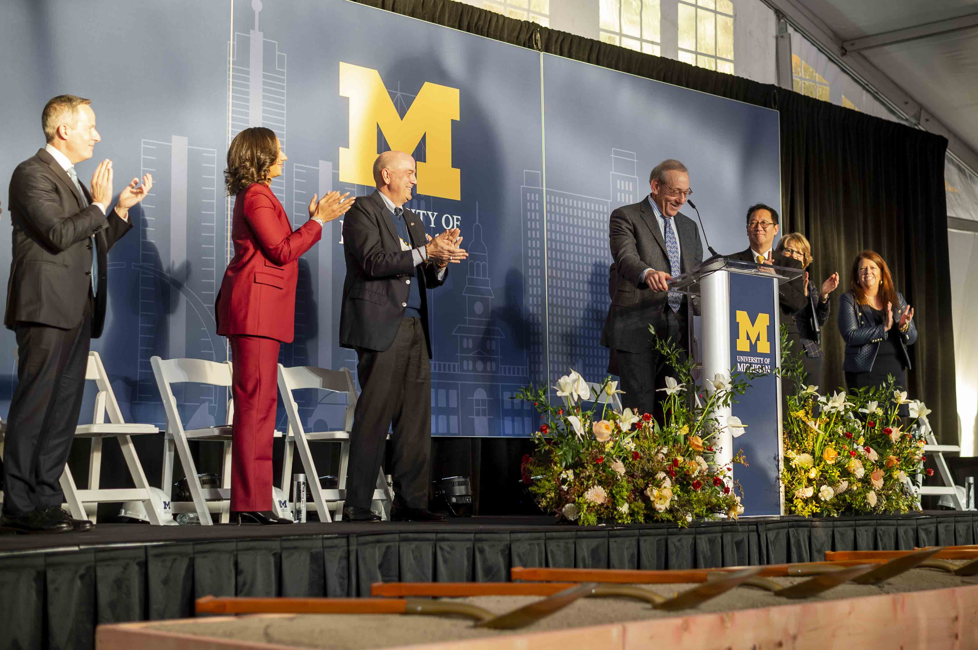 Groundbreaking ceremony for University of Michigan Center for ...
