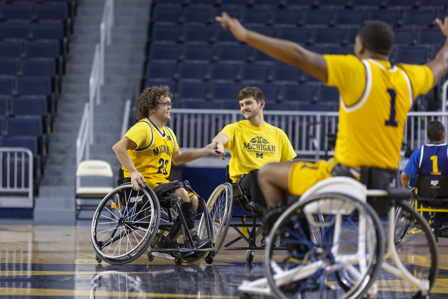 Michigan wheelchair basketball hosts open scrimmage and intrasquad game ...