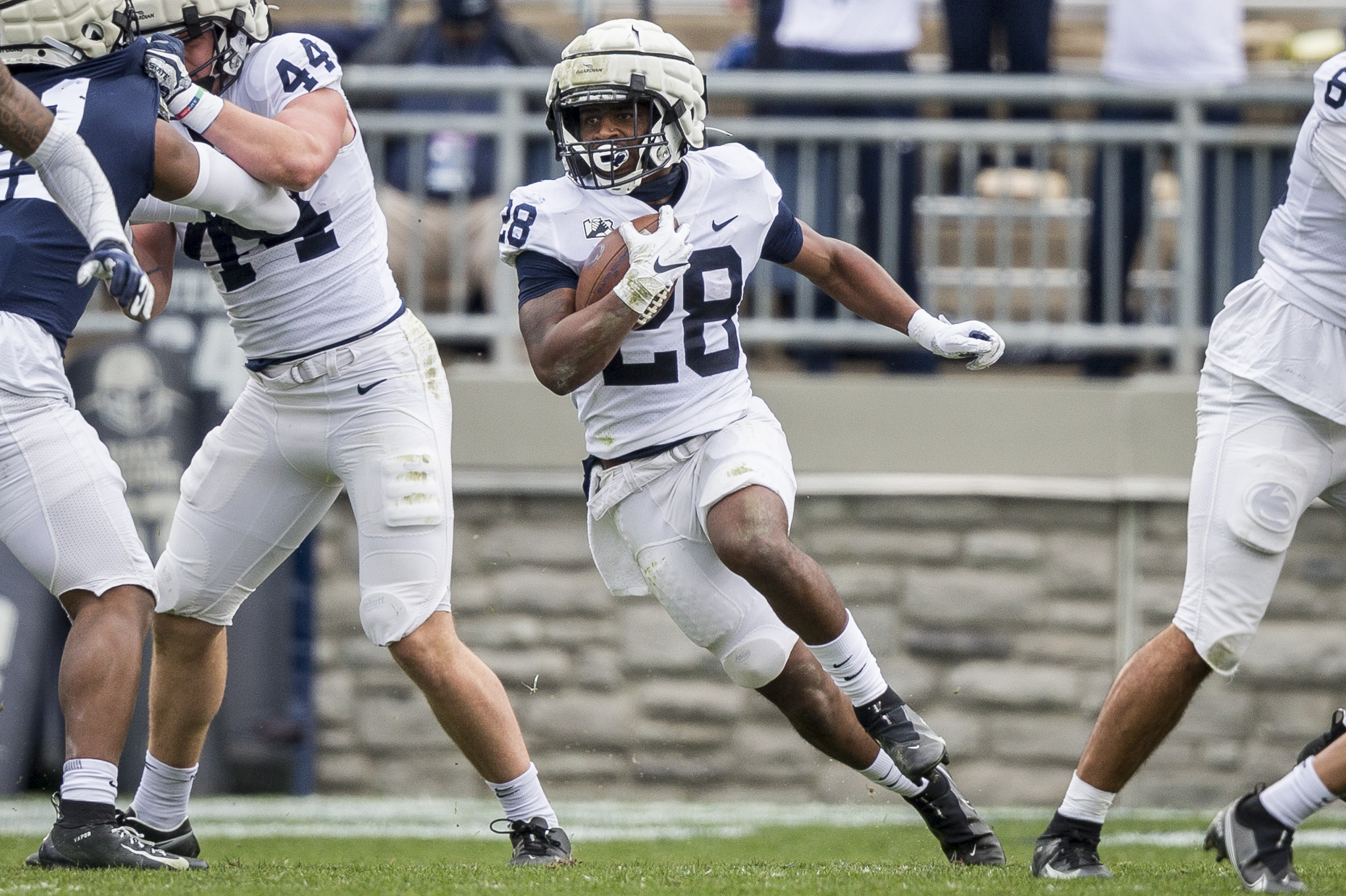 Penn State football practice at Beaver Stadium, April 17, 2021 ...