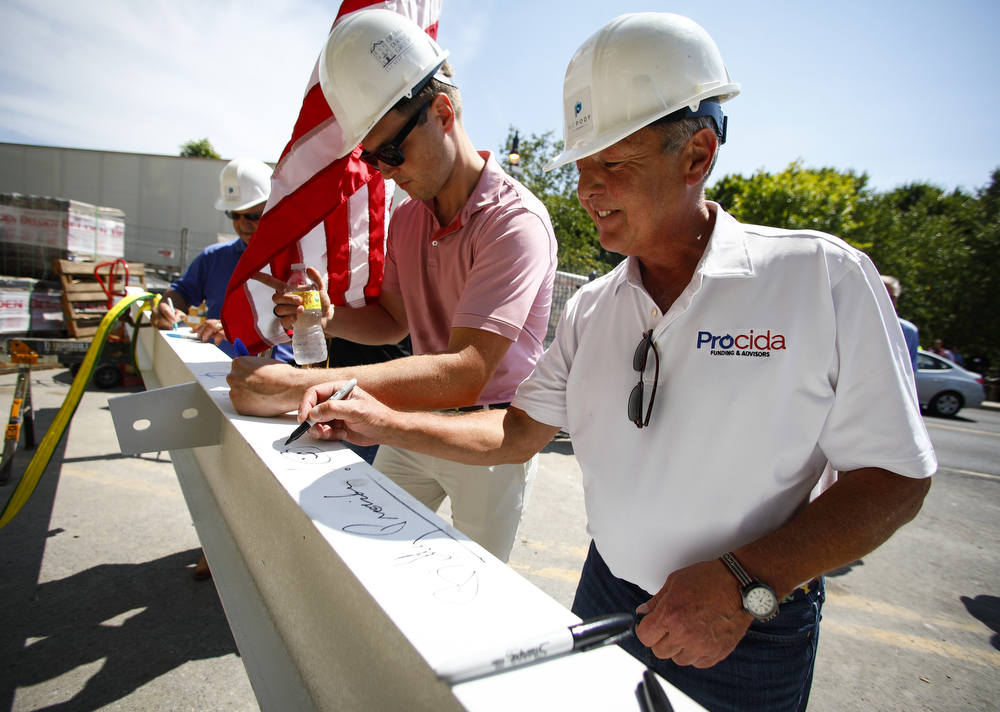 Topping off The Commodore in Easton - lehighvalleylive.com