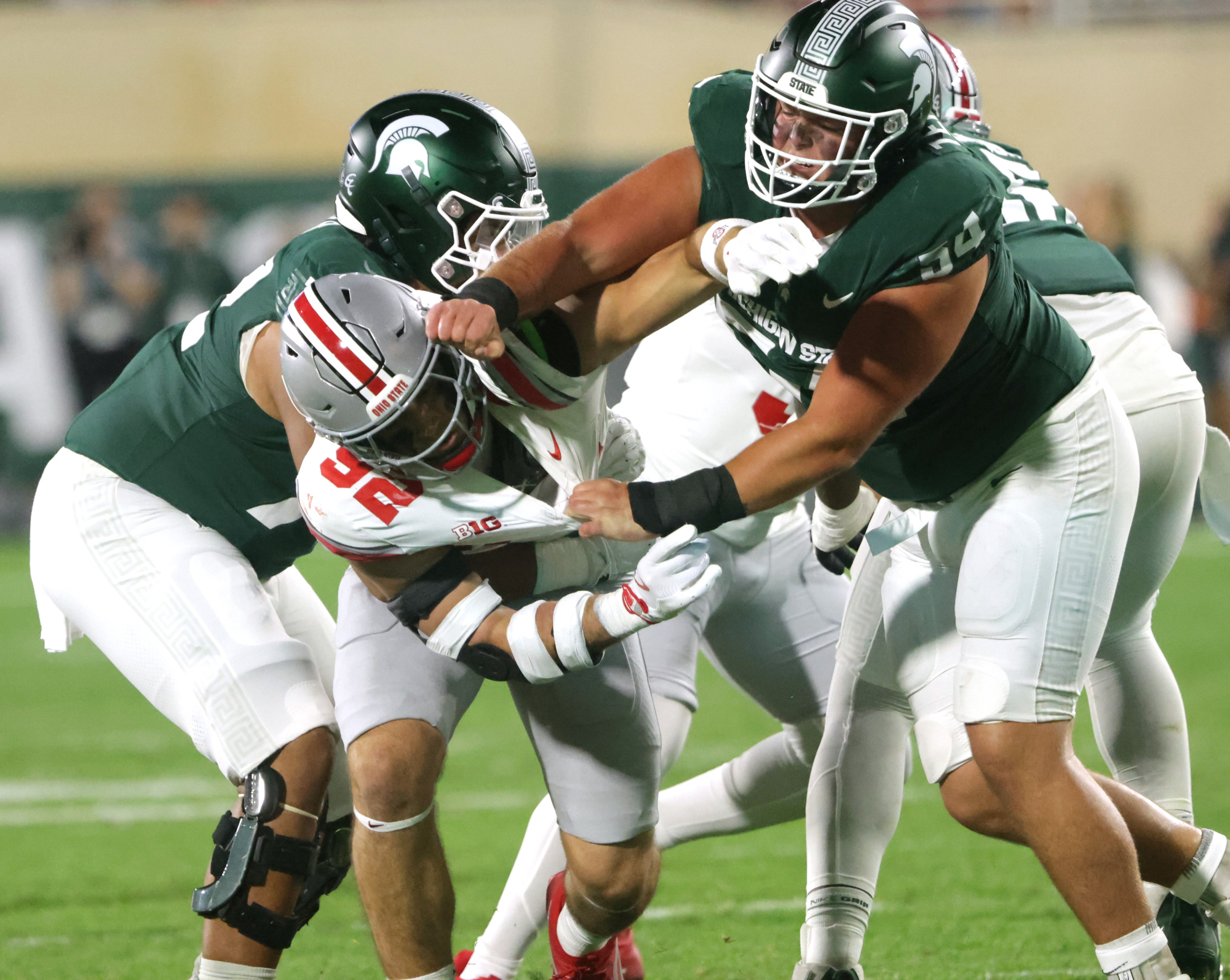 Ohio State Buckeyes at Michigan State Spartans, September 28, 2024 ...