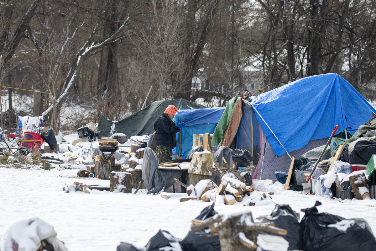 Mills Street homeless encampment in Kalamazoo - mlive.com