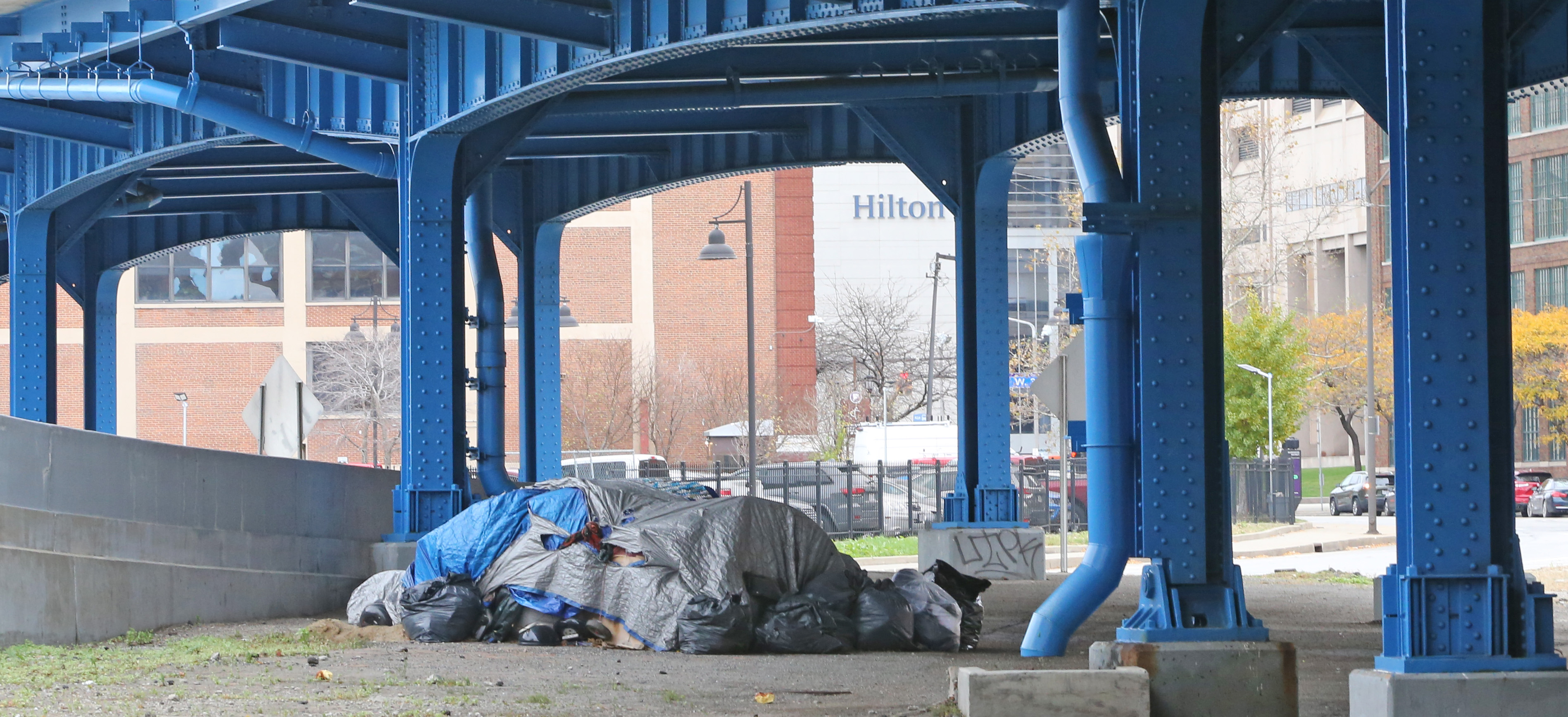 Homeless encampments in Cleveland, November 9, 2023 - cleveland.com
