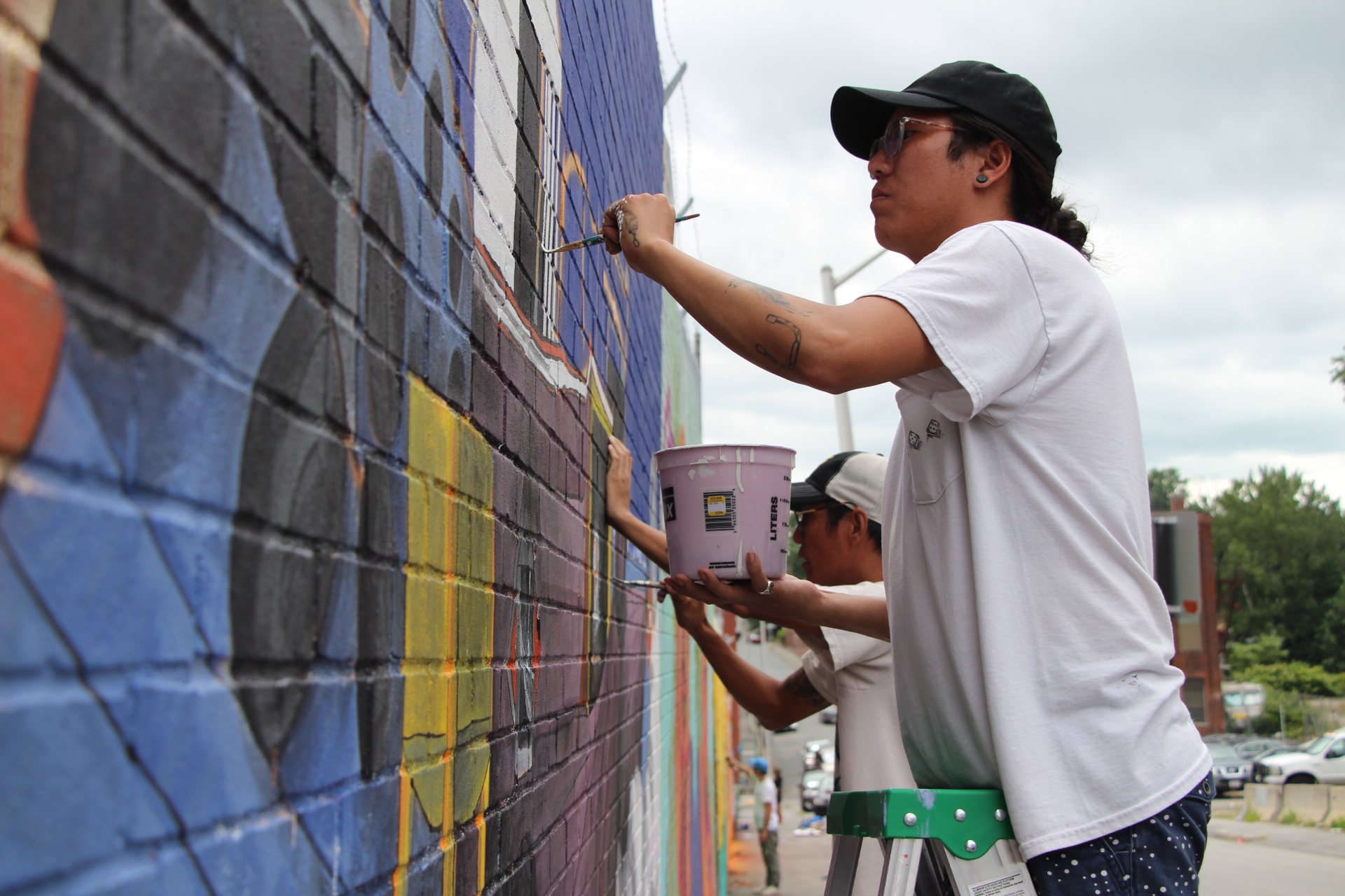 Murals from POW WOW Worcester 2021 encourage children to reach for ...