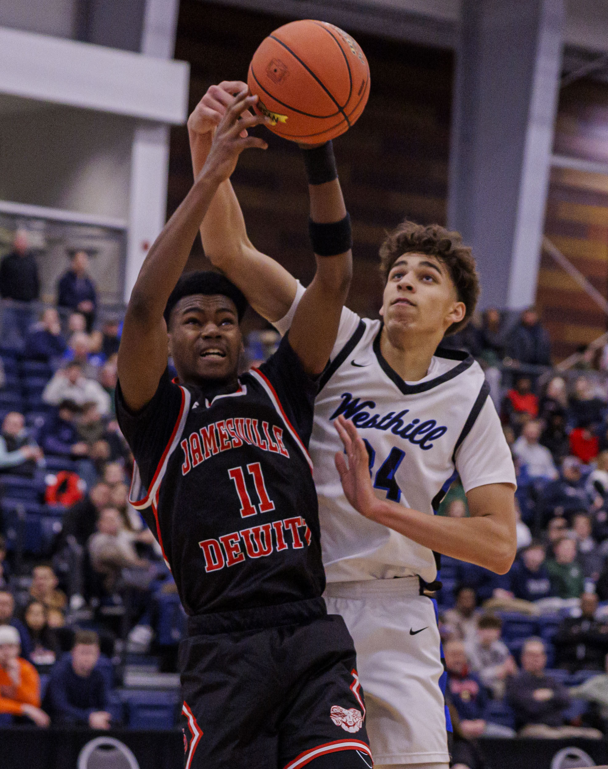 Jamesville-DeWitt boys basketball clash with Westhill for Section III ...
