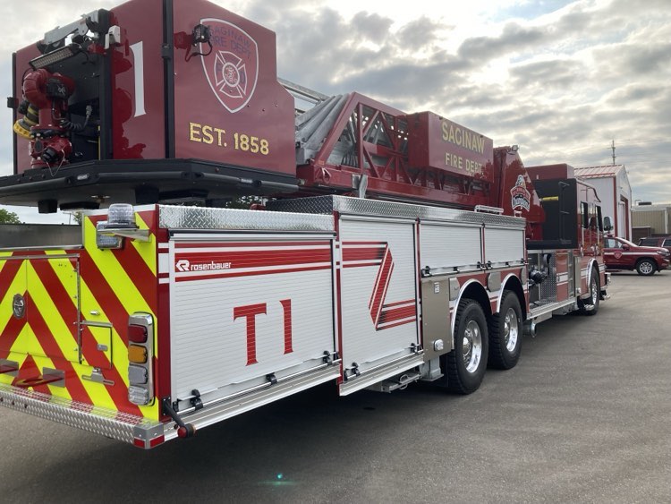 Saginaw Fire Department gets new flagship ladder truck - mlive.com