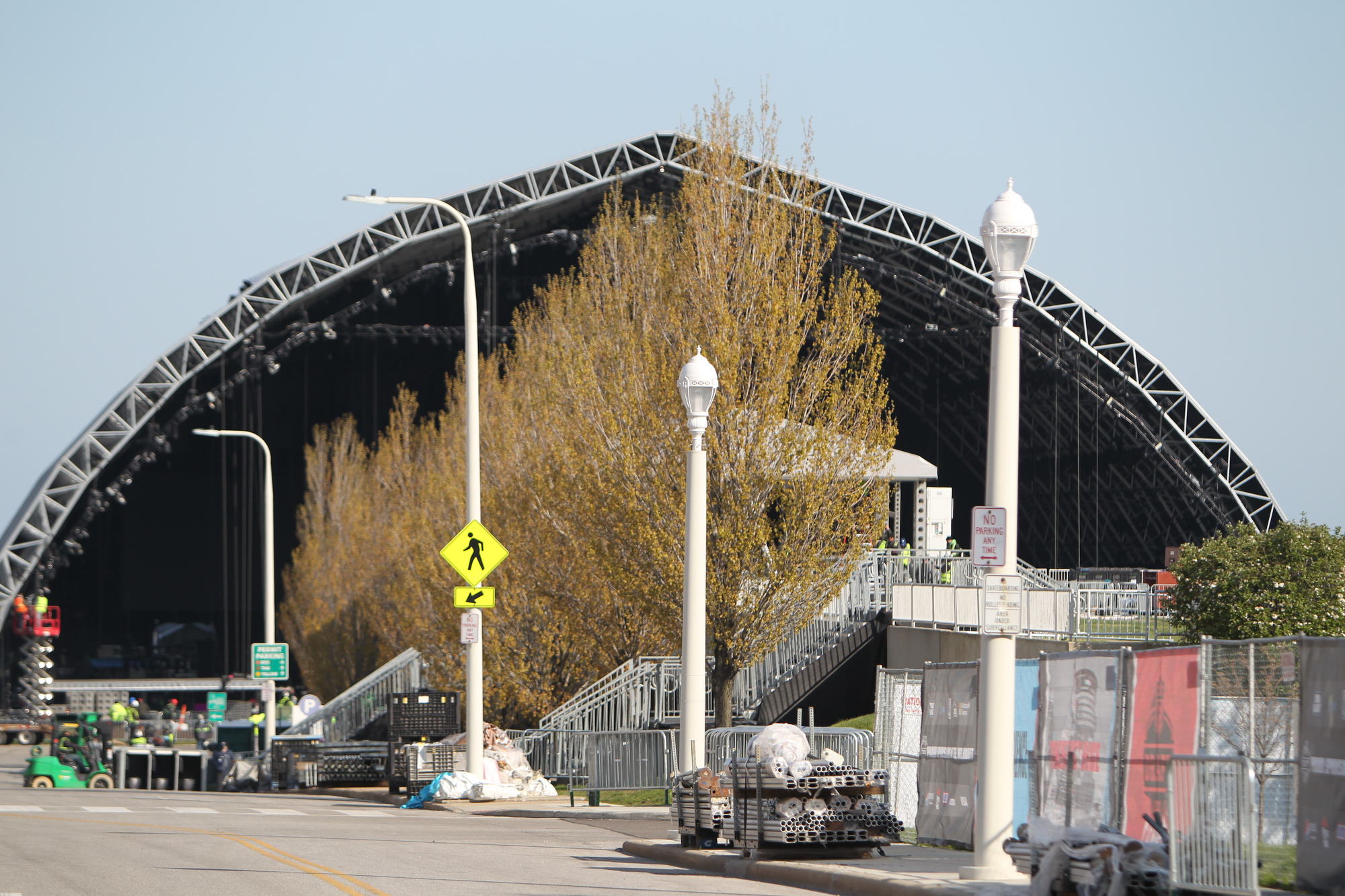 NFL Draft Experience setup continues in downtown Cleveland - cleveland.com