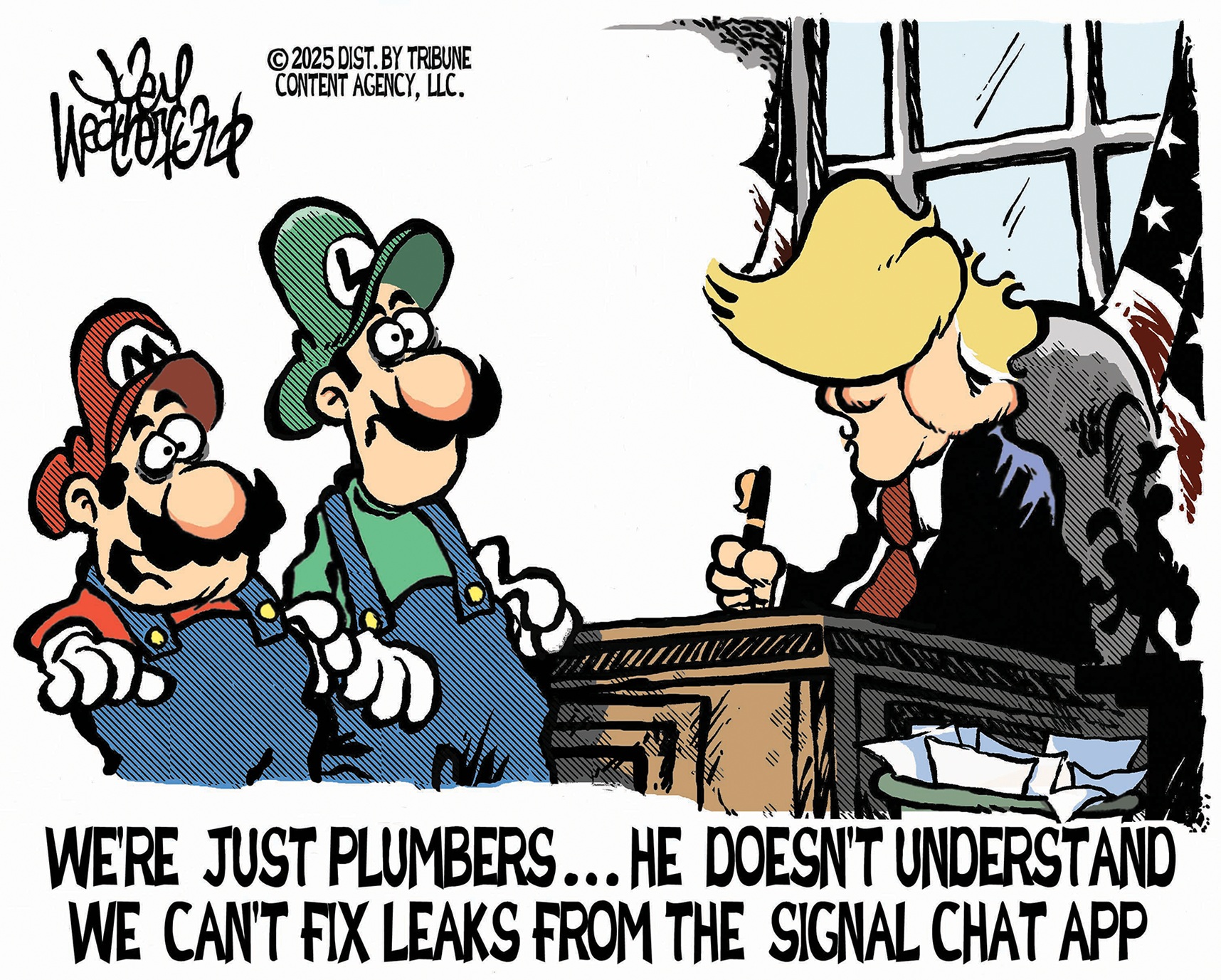 Editorial cartoons for March 30, 2025 - oregonlive.com